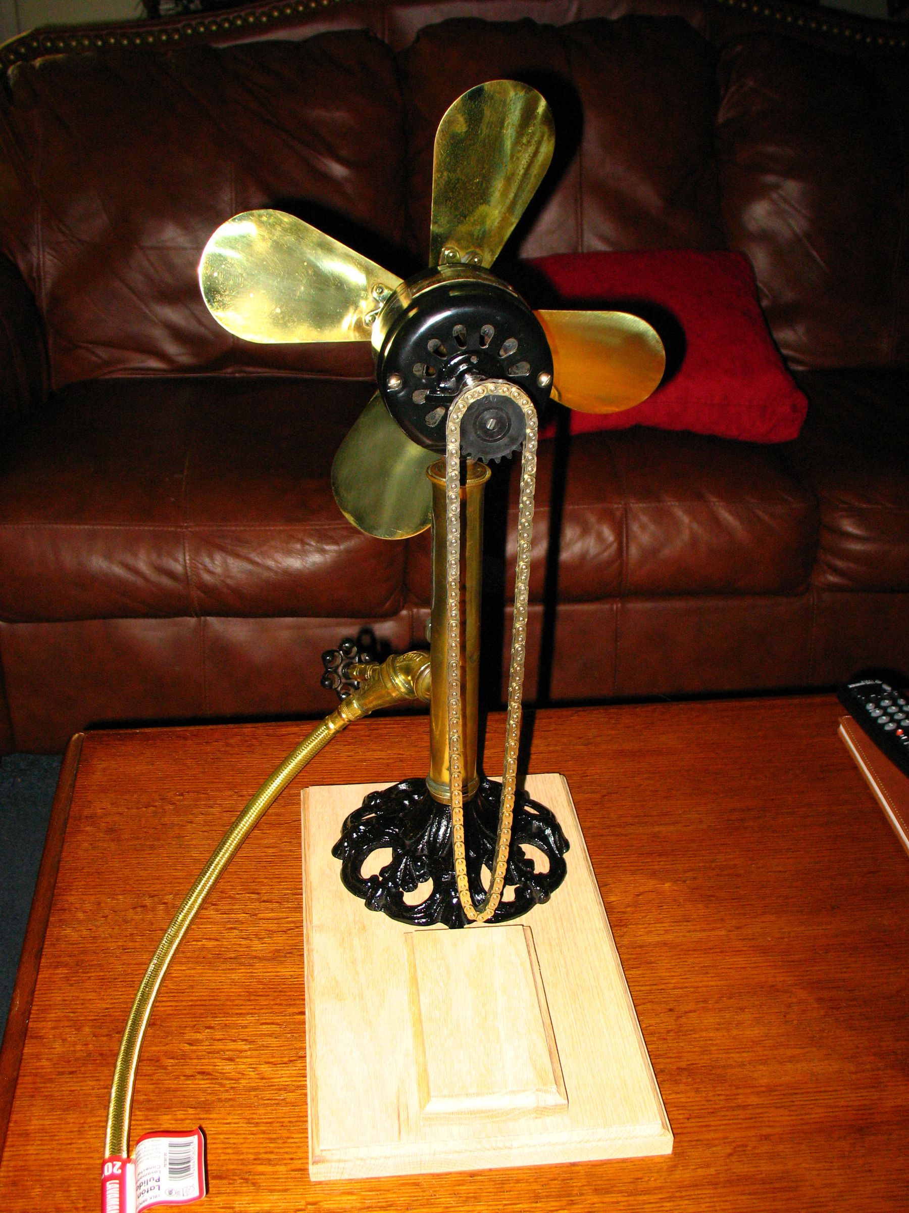 Steampunk Style Fan : 4 Steps (with Pictures) - Instructables