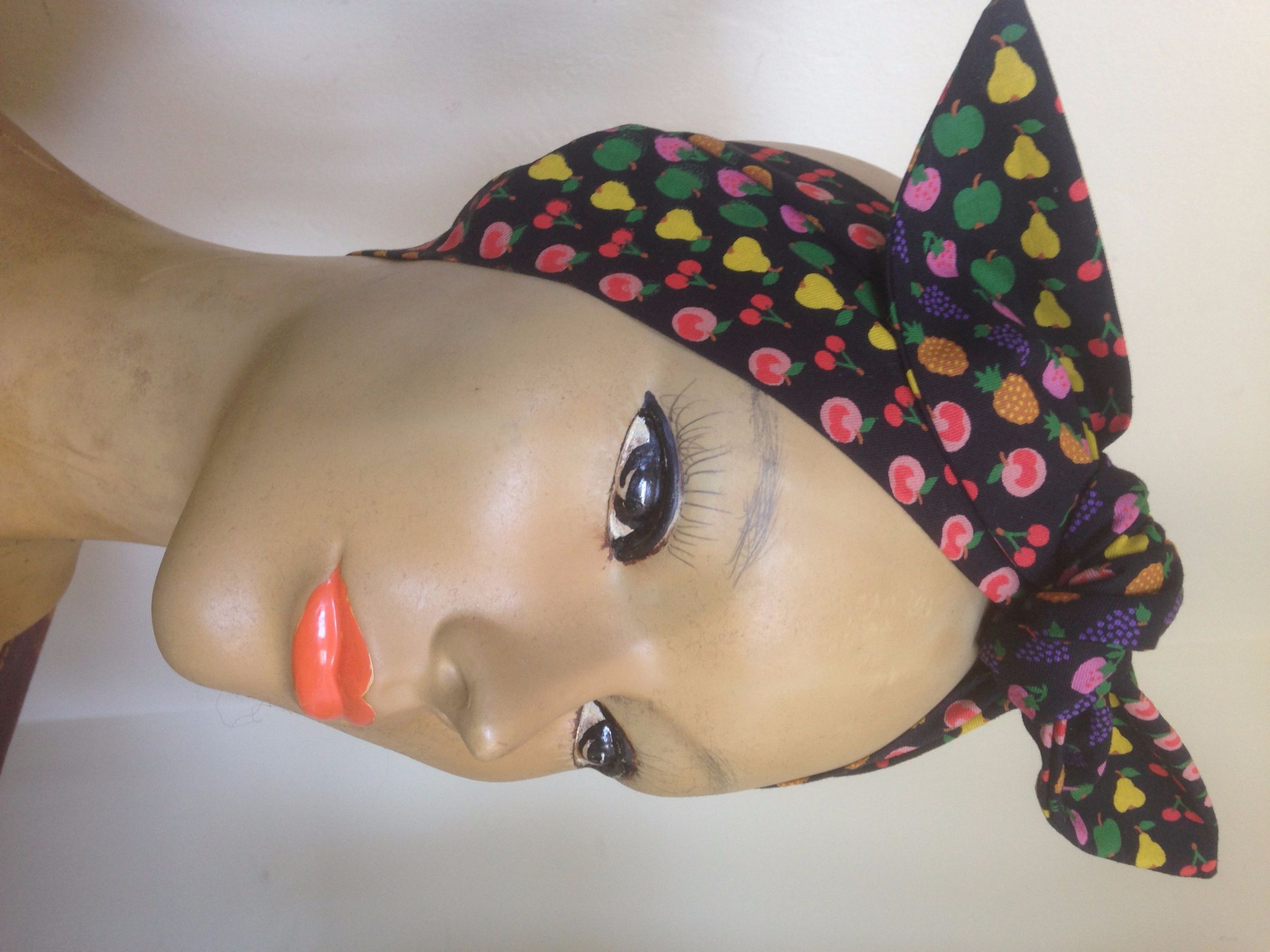 Sew a Vintage Style Head Wrap Scarf : 7 Steps (with Pictures ...