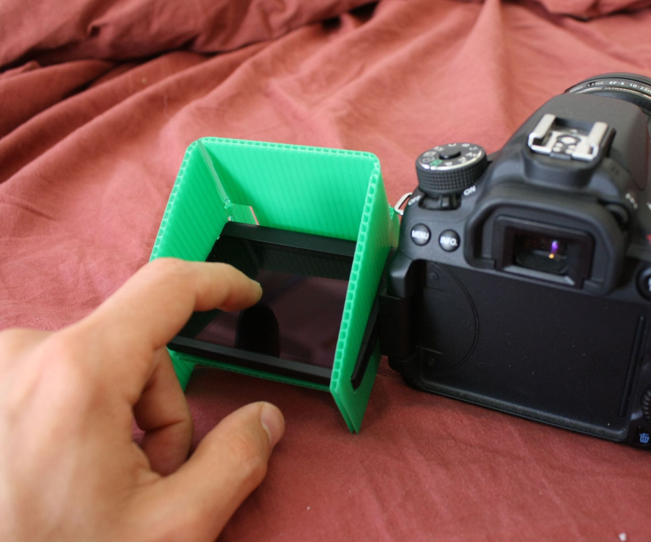 DSLR LCD Screen Hood - Instructables