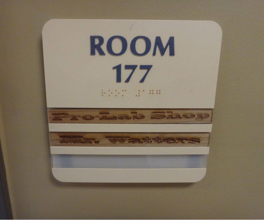 Laser Engraved Tags for Room Number Plate : 5 Steps - Instructables