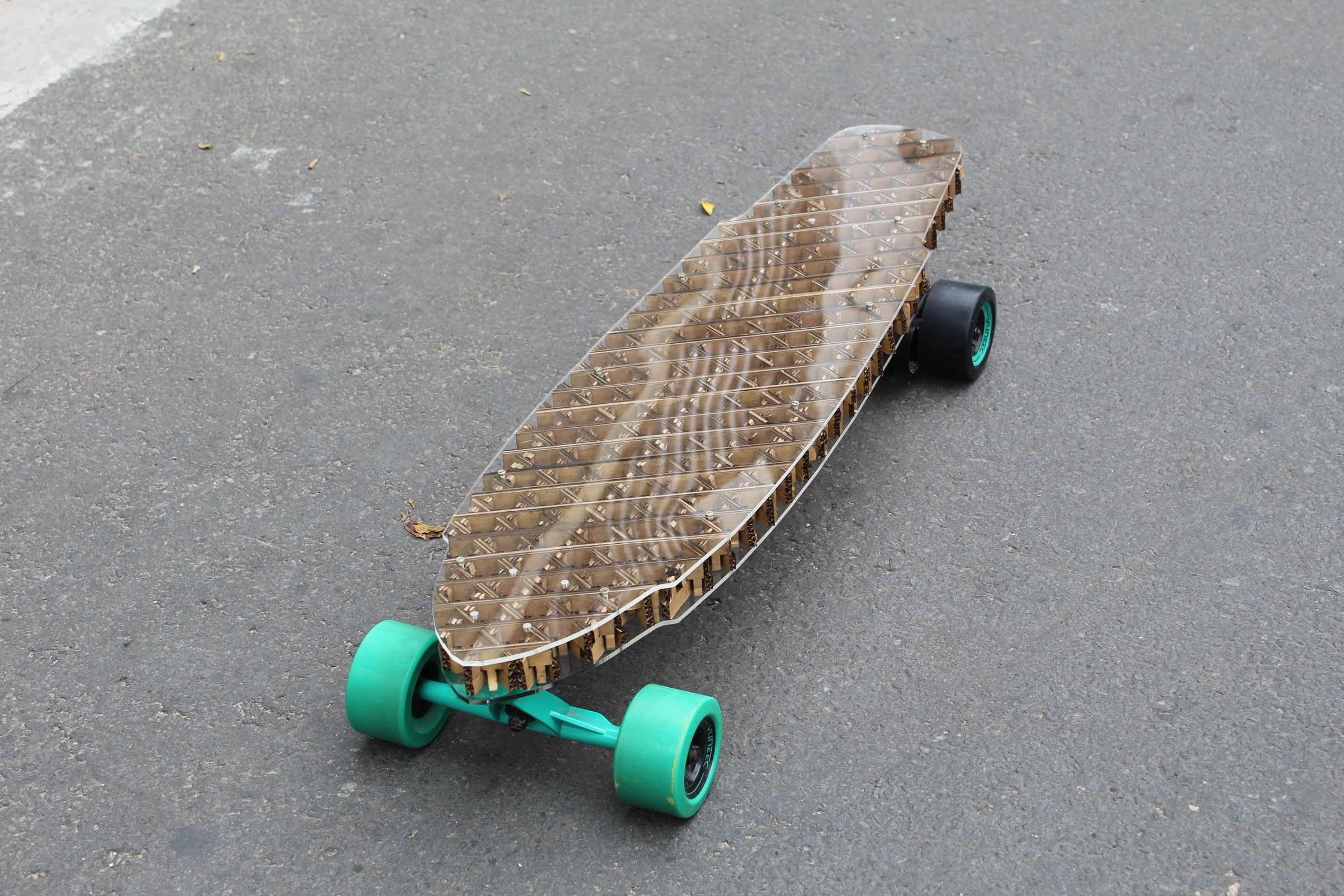 Quarter Iso-grid Cardboard Longboard : 15 Steps (with Pictures ...