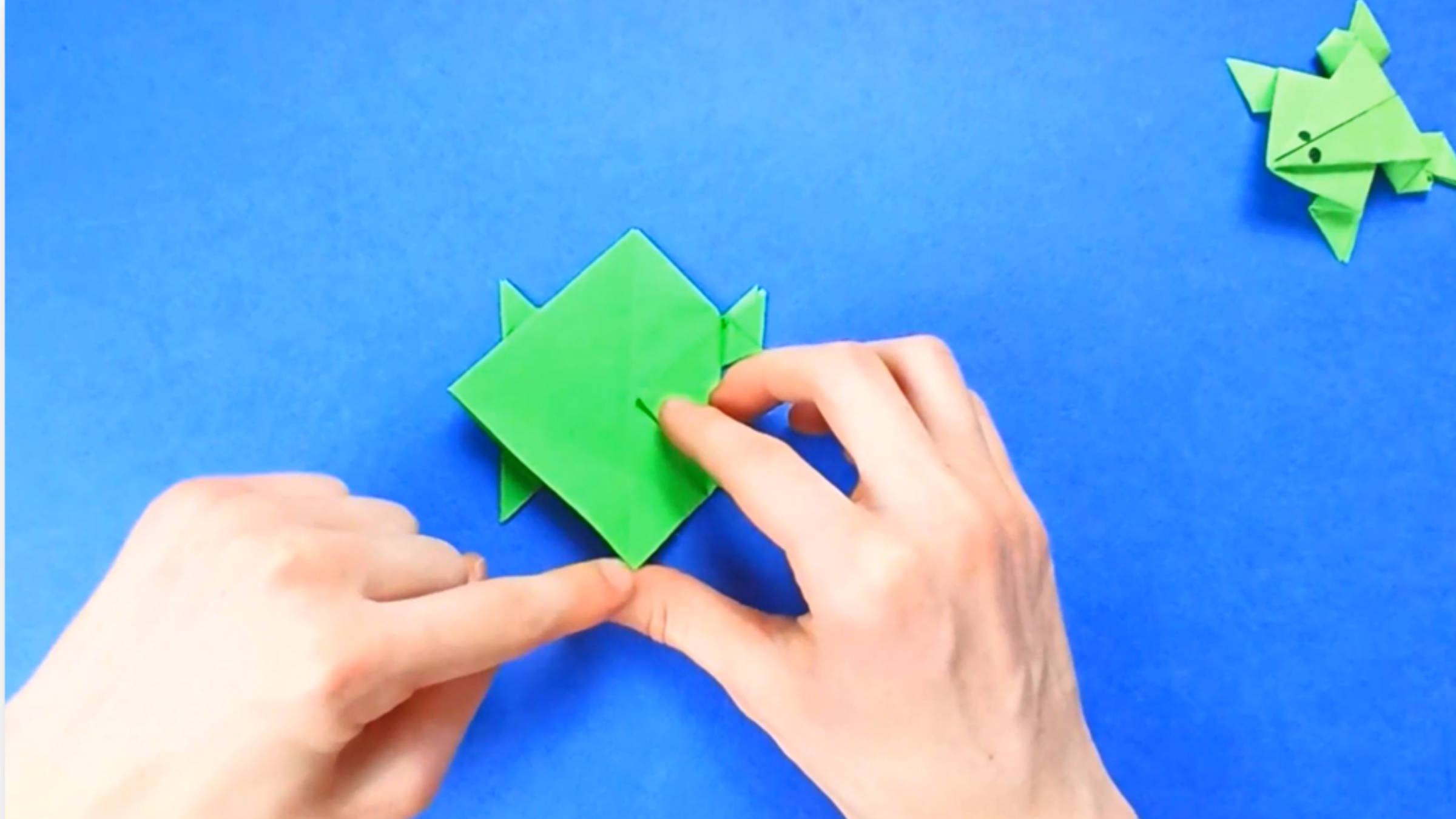 How to Make a Jumping Paper Frog? : 36 Steps (with Pictures ...