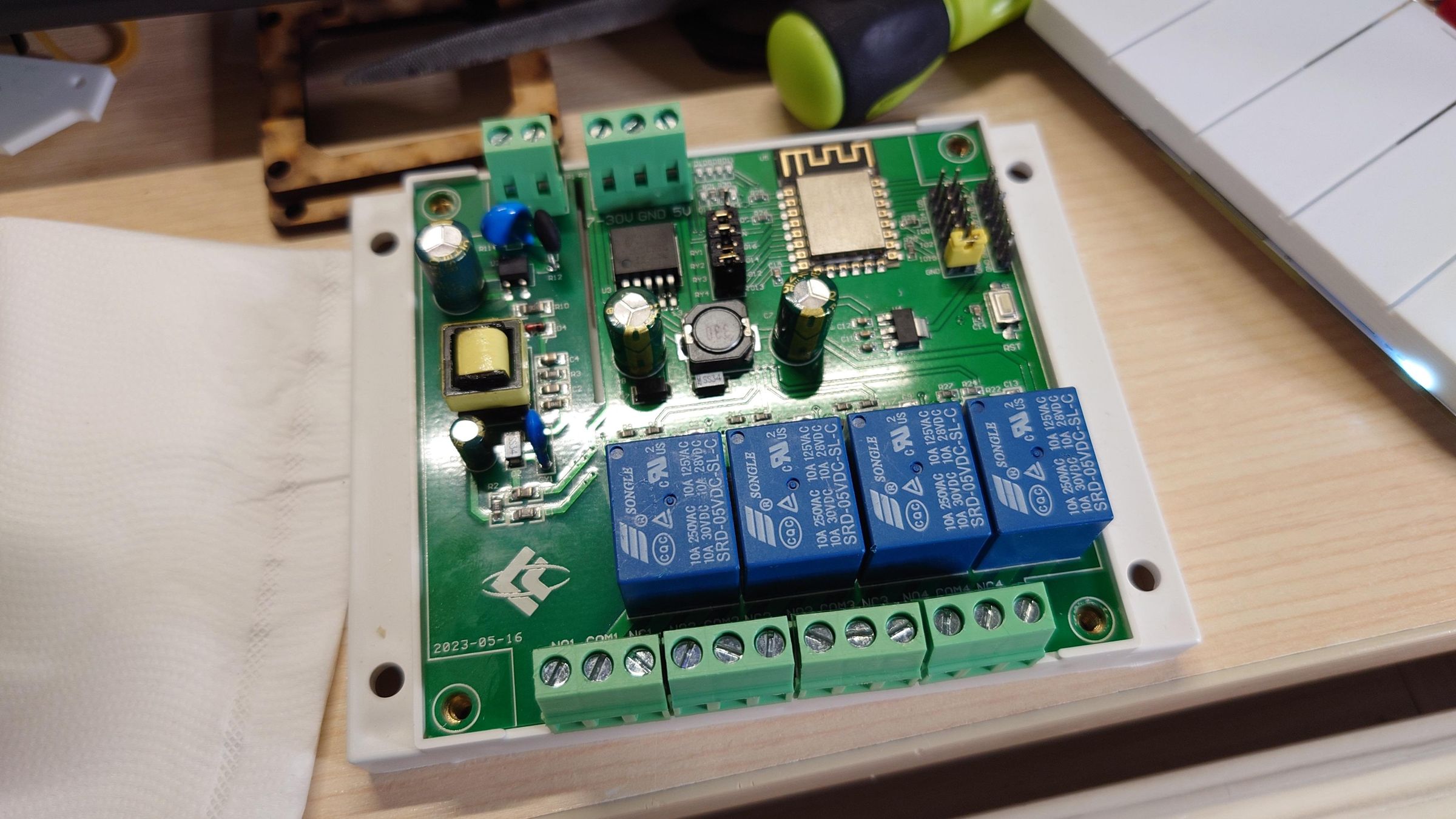 Gallery | Customizable 5 Buttons WiFi Smart Home Switch | Hackaday.io