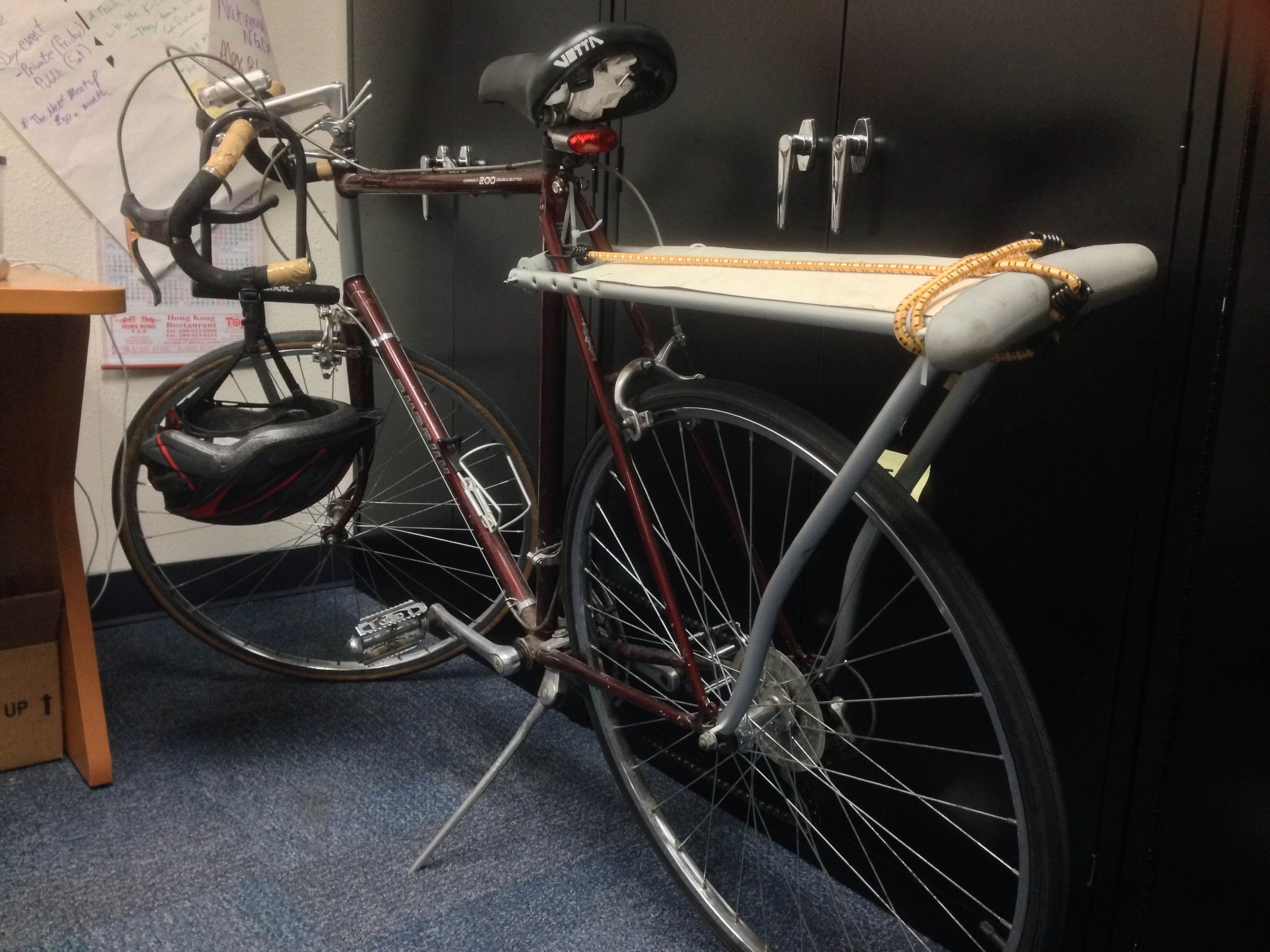 Turn a Crutch Into a Bike Rack : 4 Steps - Instructables