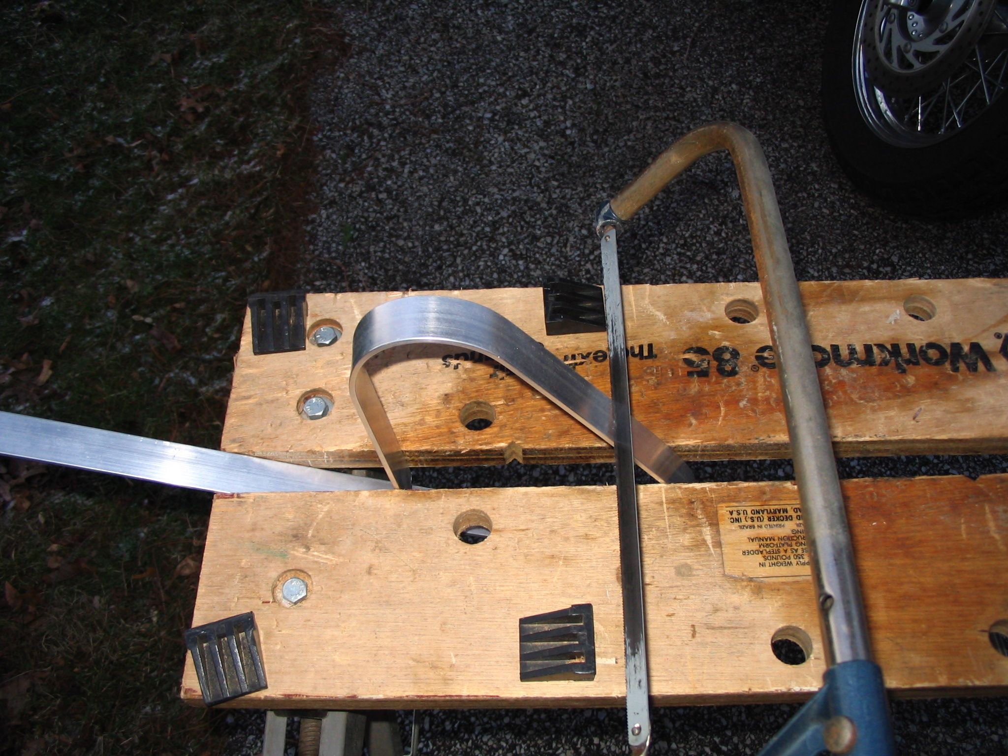 Homemade Motorcycle Hand Wind Deflectors (V Star 650) : 8 Steps ...