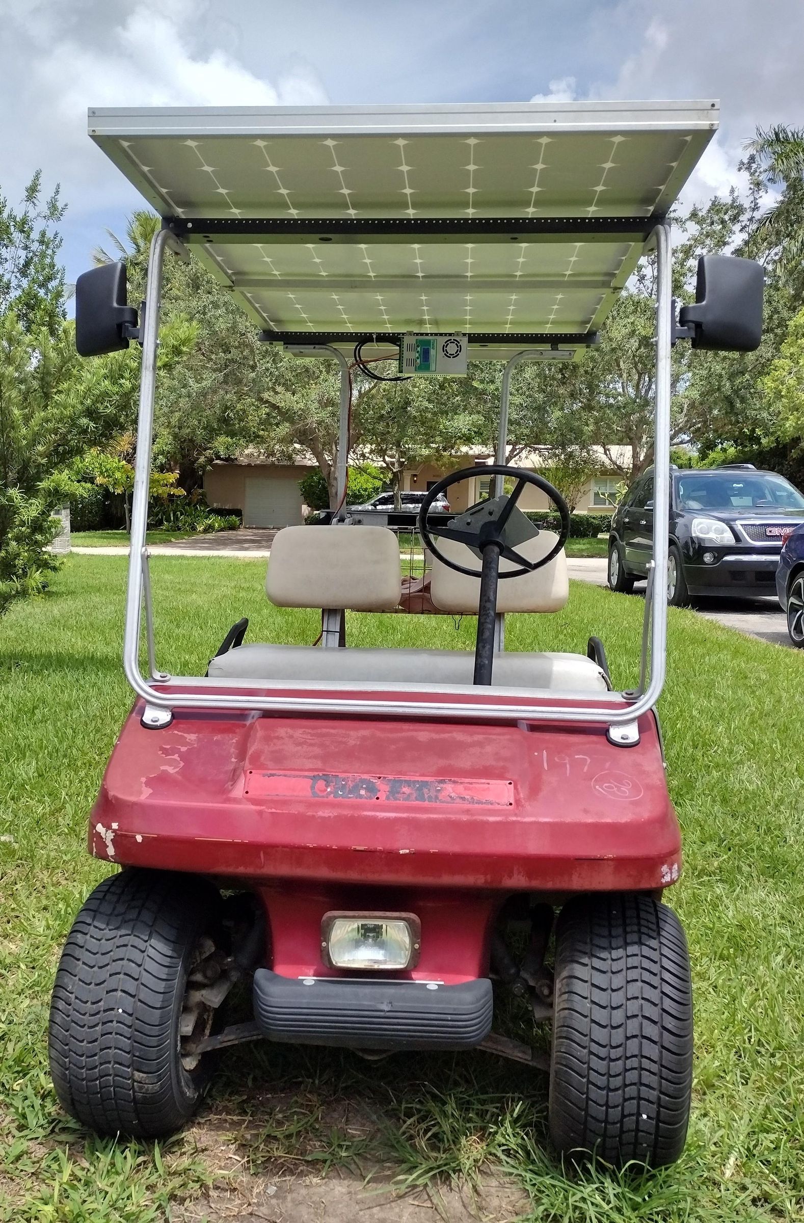 Solar Golf Cart on a Budget - a Self Charging Battery Bank on Wheels ...