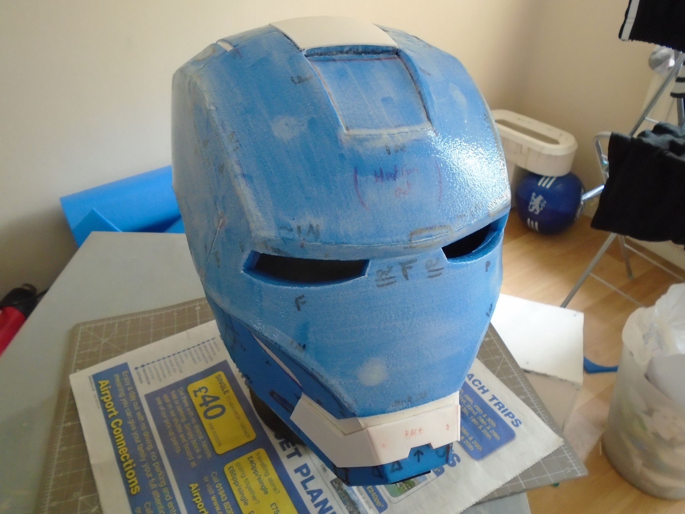 Build an Iron Man Helmet for Cheap! : 10 Steps (with Pictures ...