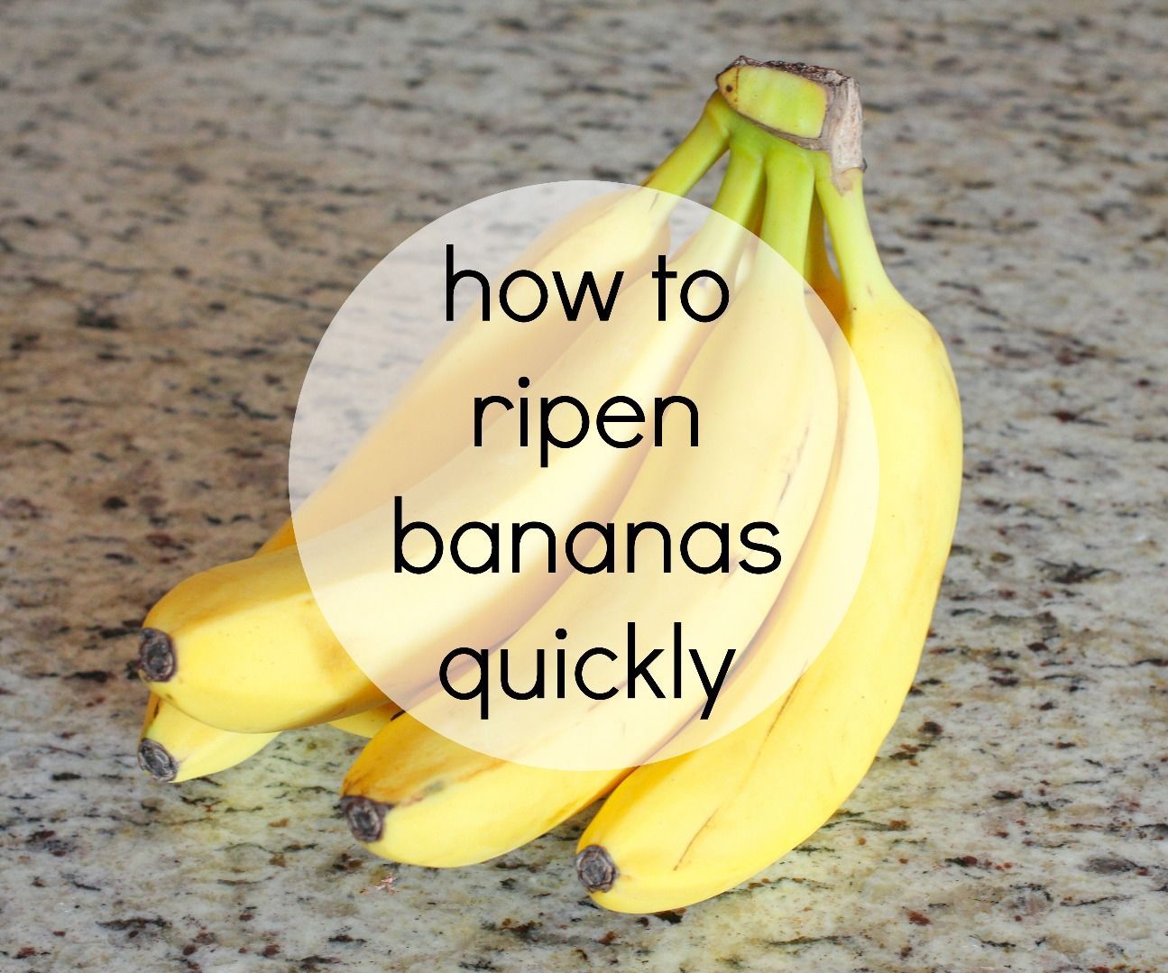 How to Ripen Bananas Quickly : 3 Steps (with Pictures) - Instructables