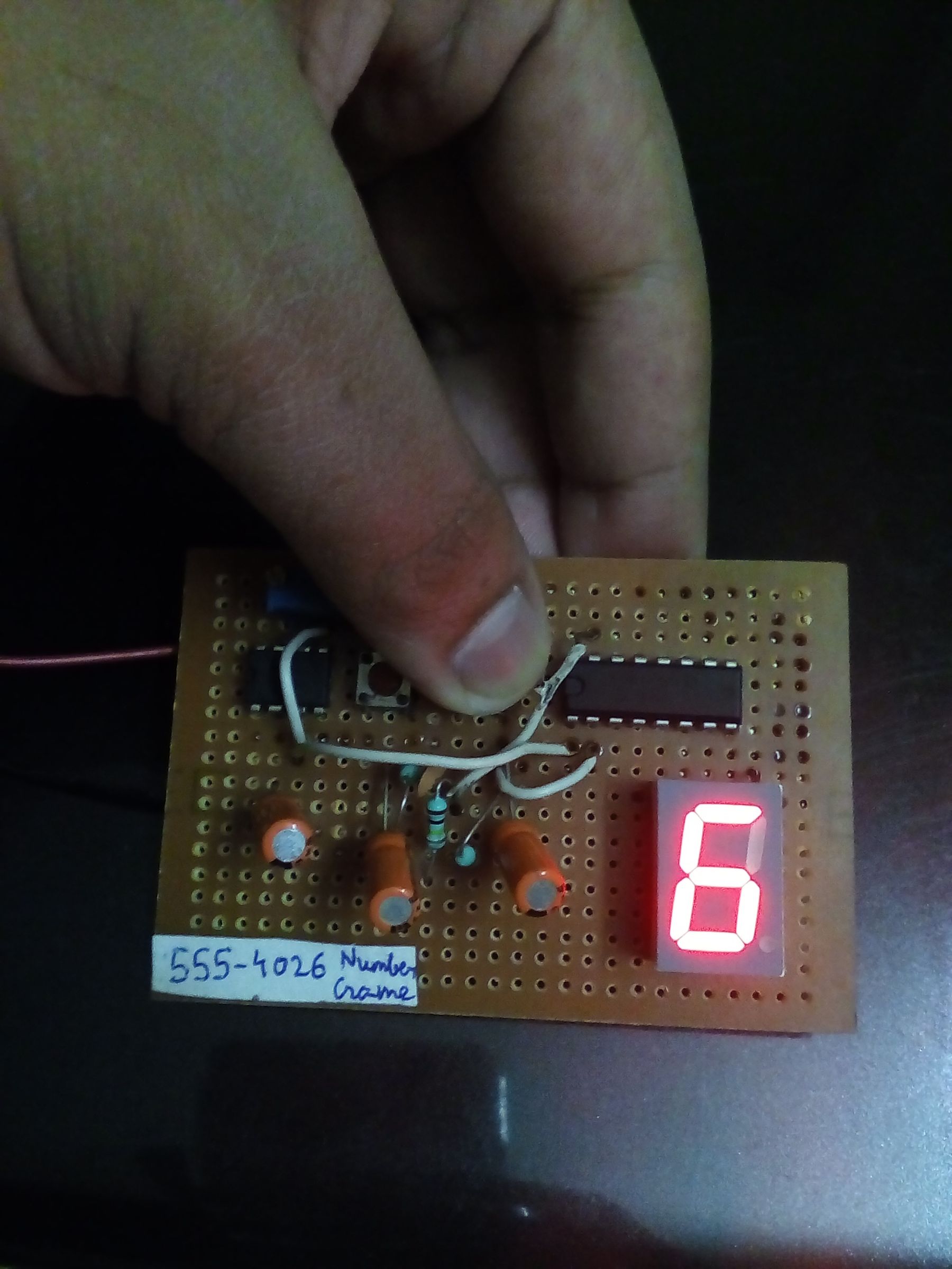 Number Game Using 555 Timer and CD4026 : 3 Steps - Instructables