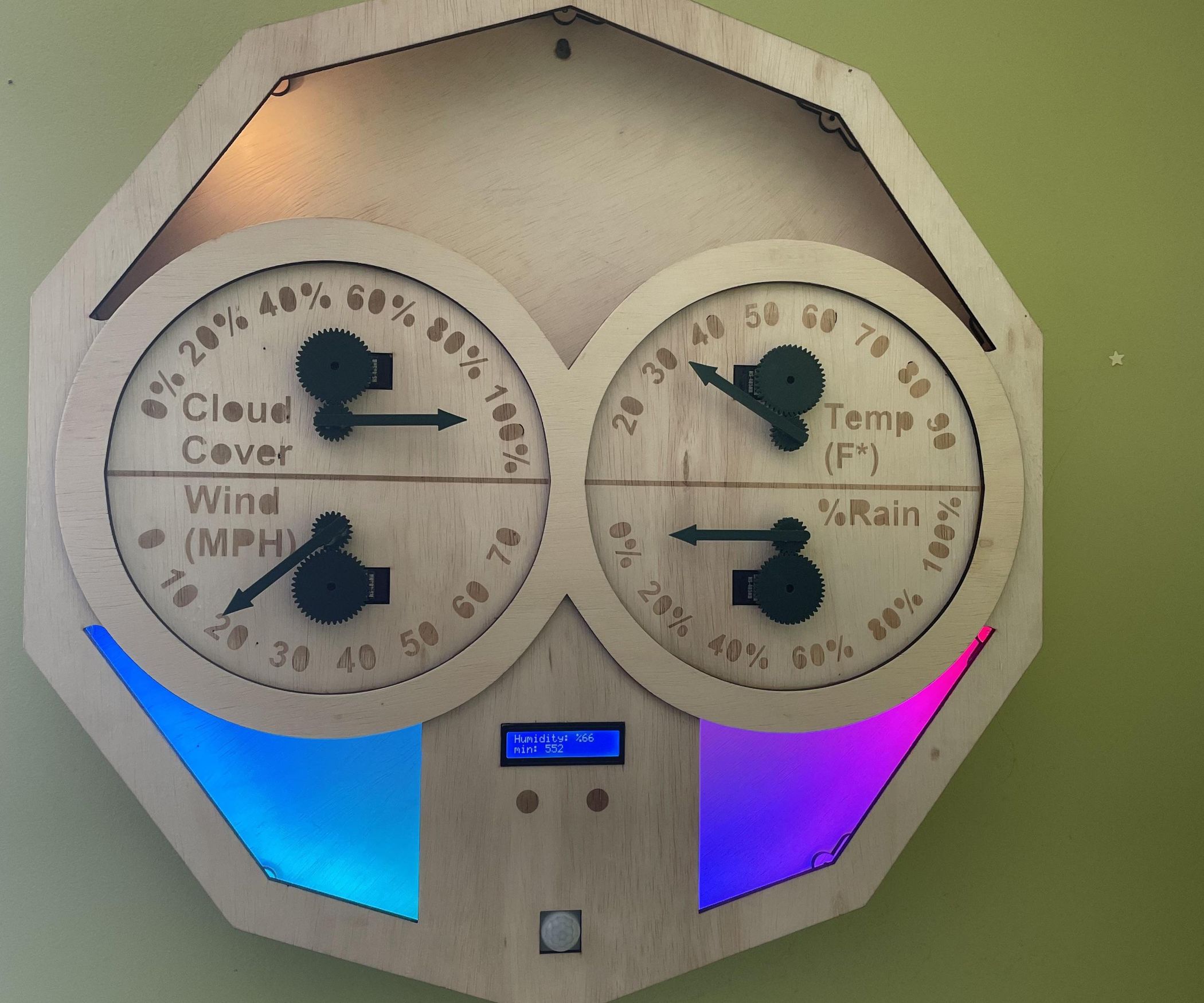 Super Useful Weather Clock : 6 Steps (with Pictures) - Instructables