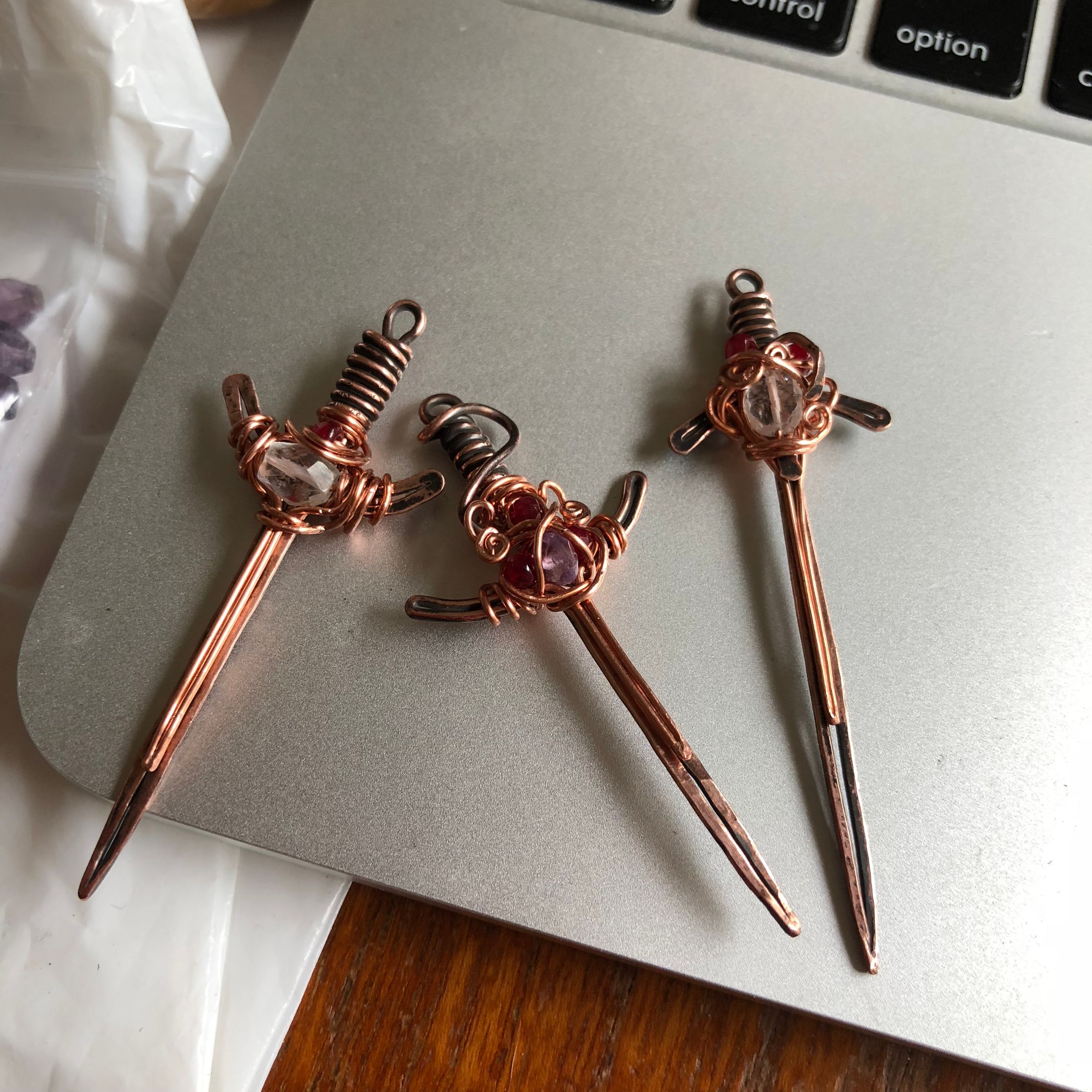 Sword Pendant Wire Wrapped Jewelry : 26 Steps (with Pictures ...