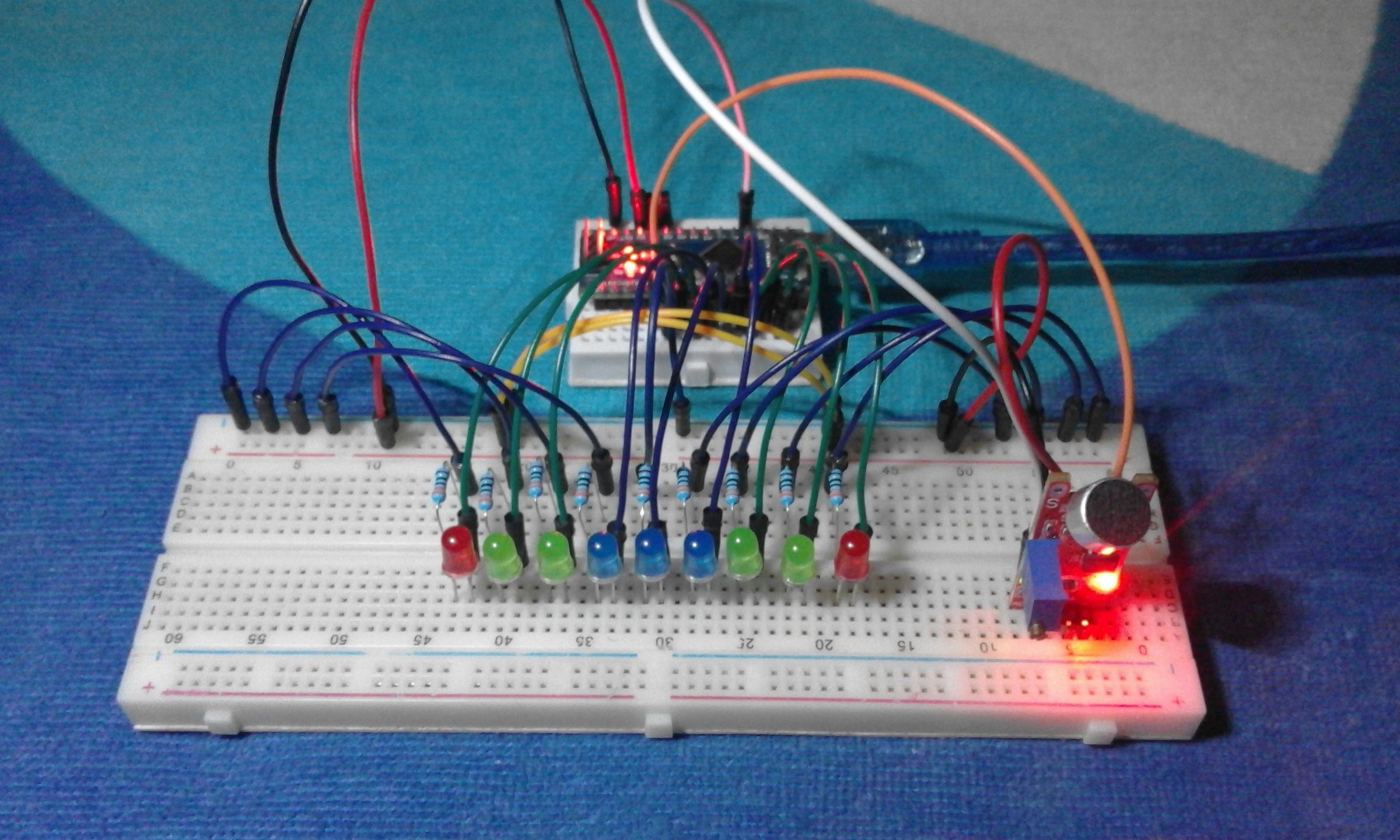 Waren's L.E.D Music Visualizer : 16 Steps (with Pictures) - Instructables