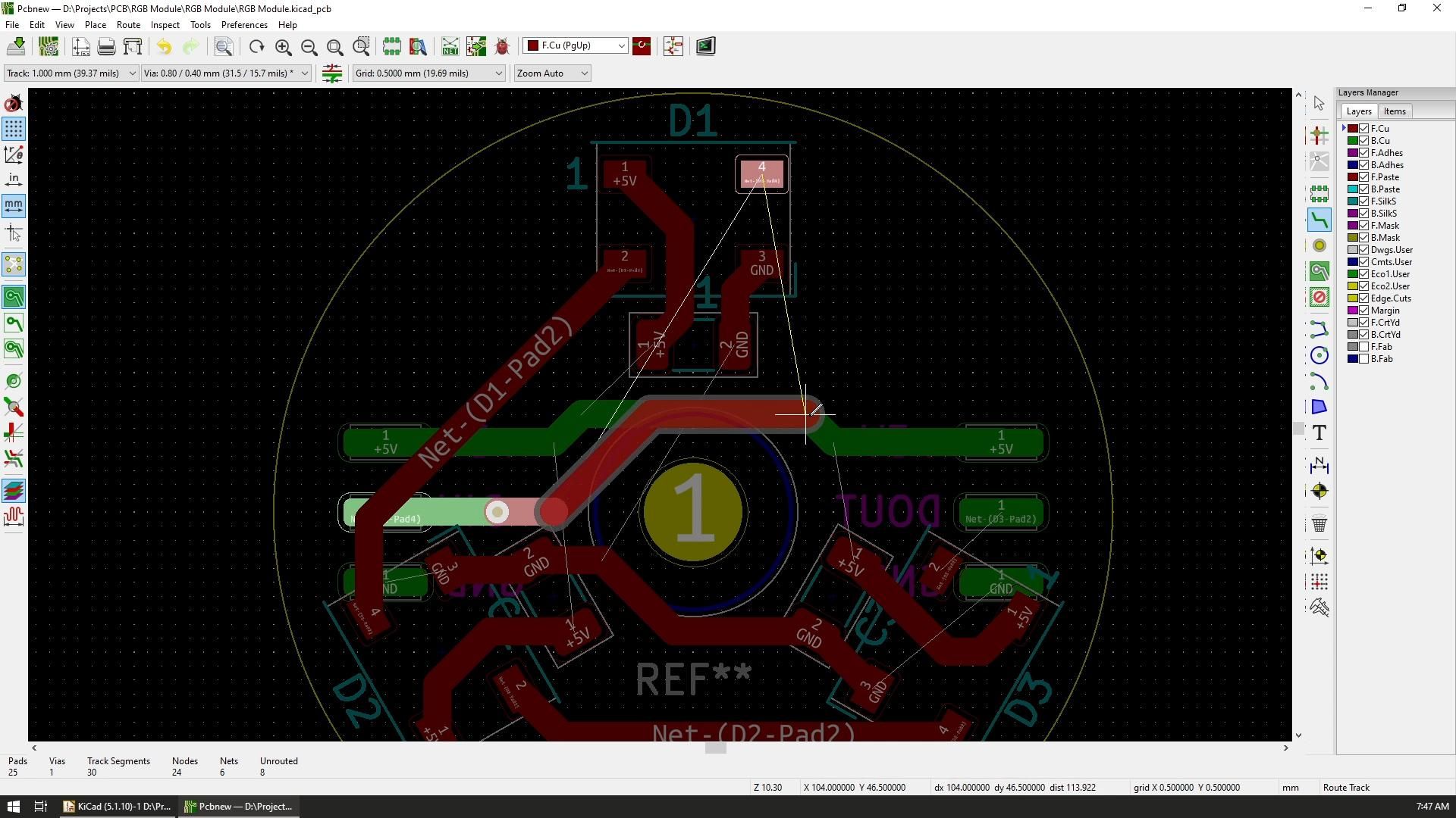 Design a PCB for the Very First Time in KiCad : 9 Steps (with Pictures ...