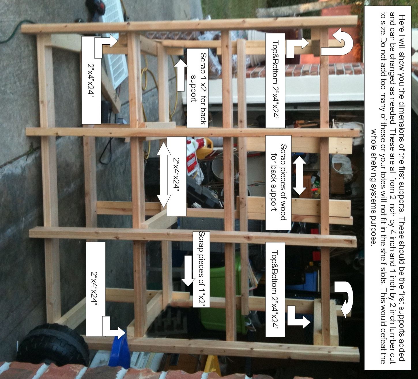 12 Storage Tote Shelving System $50.00 : 5 Steps (with Pictures ...