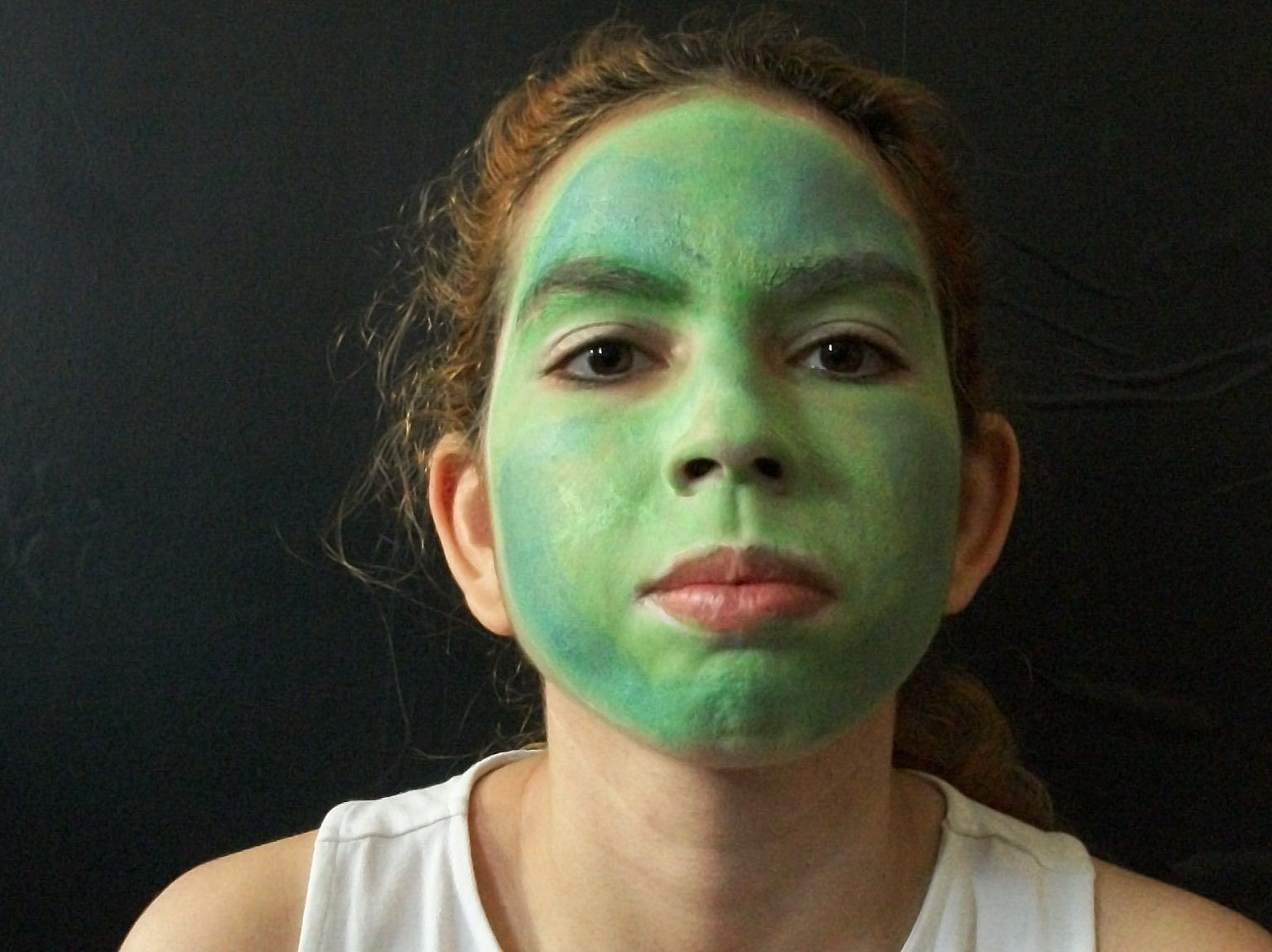 Green Space Alien Face Paint : 5 Steps - Instructables