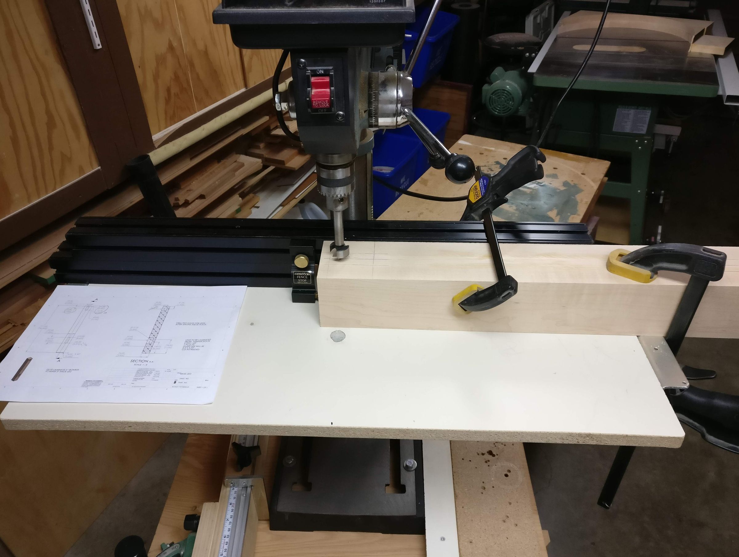 Make a Large Round Dining Table With Turntable : 10 Steps (with ...