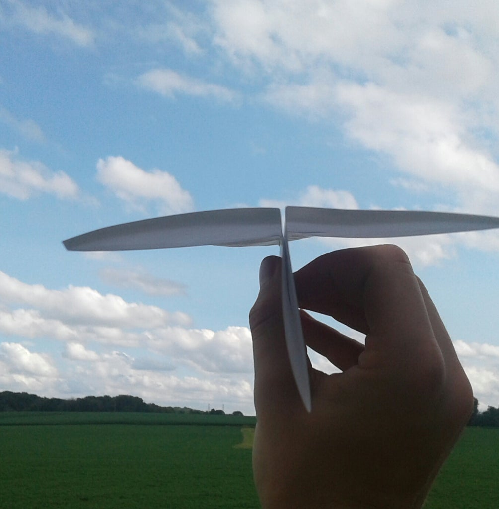 The Simplest Paper Airplane 5 Steps with Pictures Instructables the-simplest-paper-airplane-5-steps-with-pictures-instructables