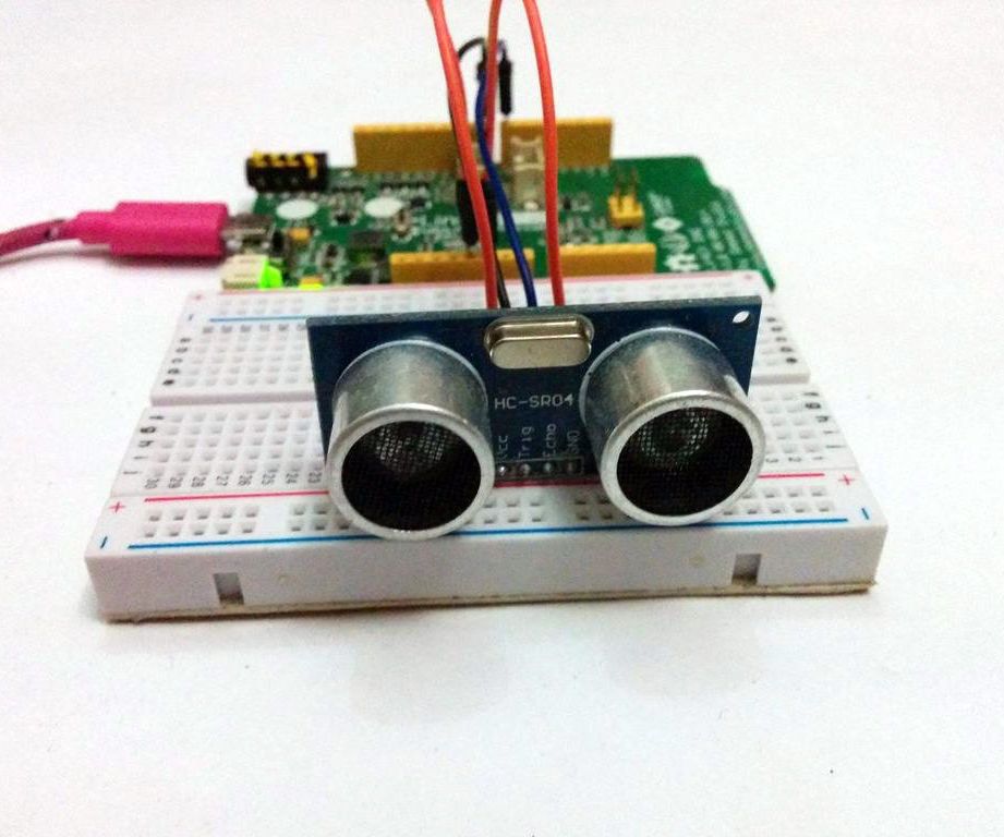 Linkit One Ultrasonic Distance Measurement Device : 4 Steps (with ...