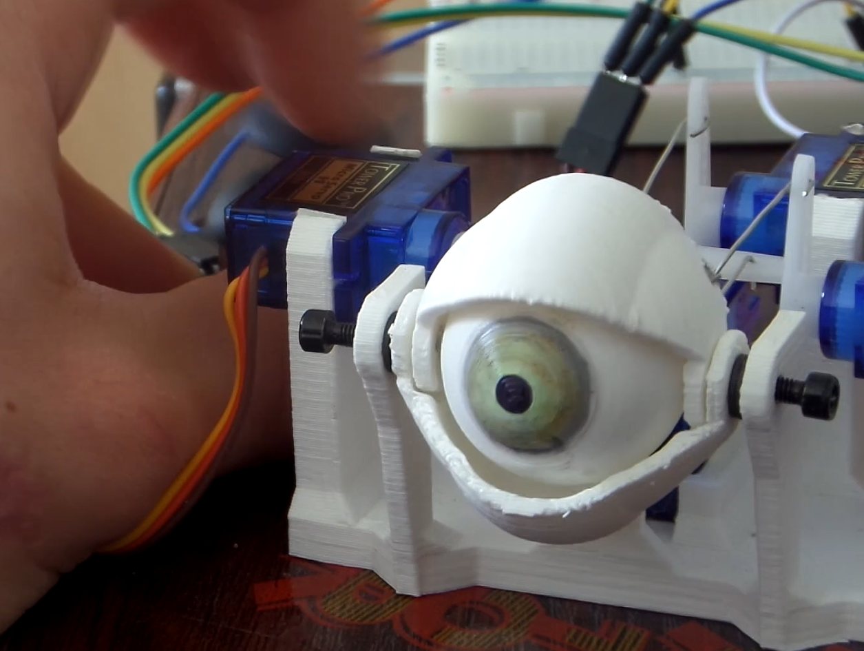 3D Printed Animatronic Eye Mechanism on the Cheap : 4 Steps (with Pictures) - Instructables