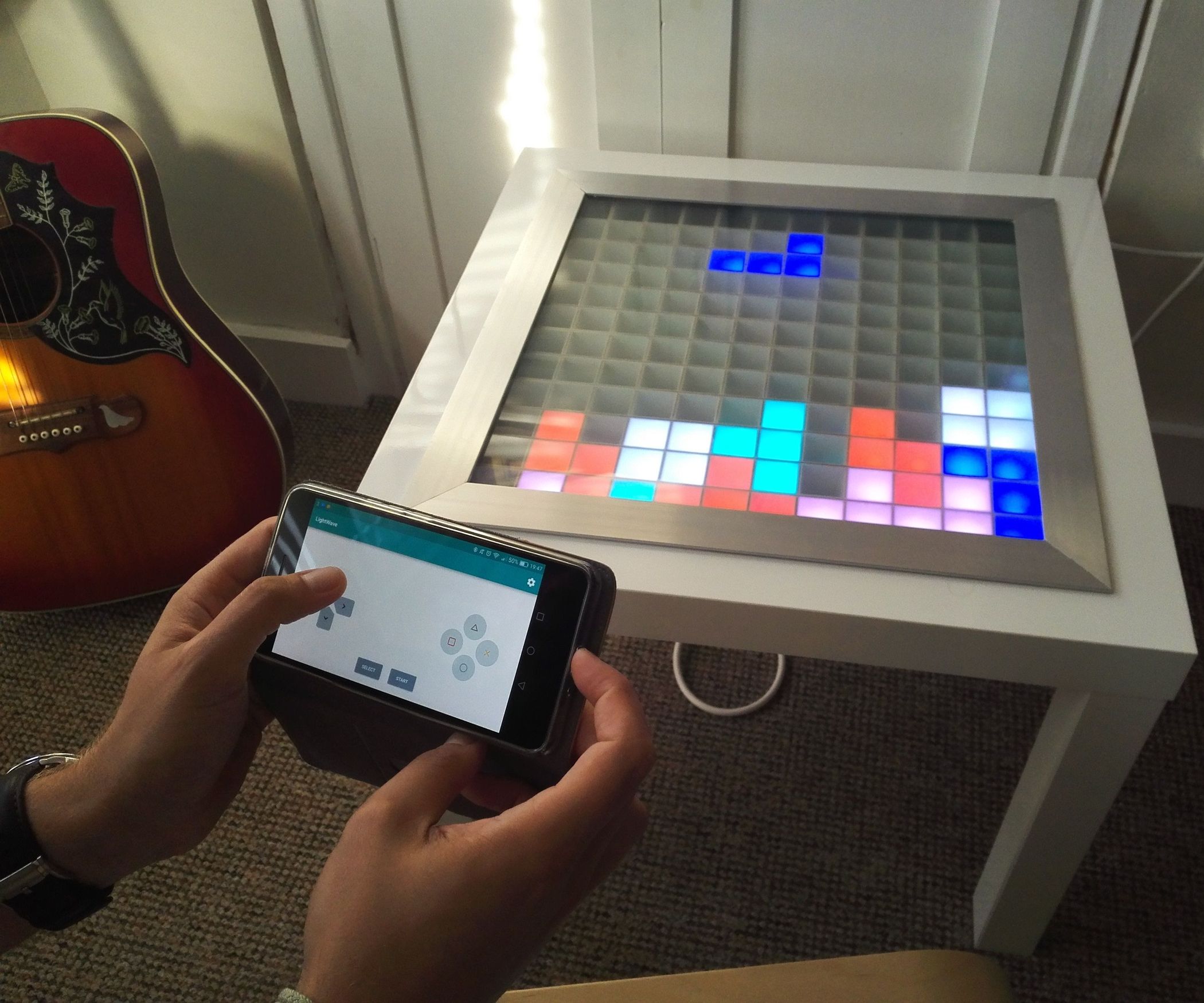 Bluetooth Controlled Arduino LED Coffee Table : 10 Steps (with Pictures ...