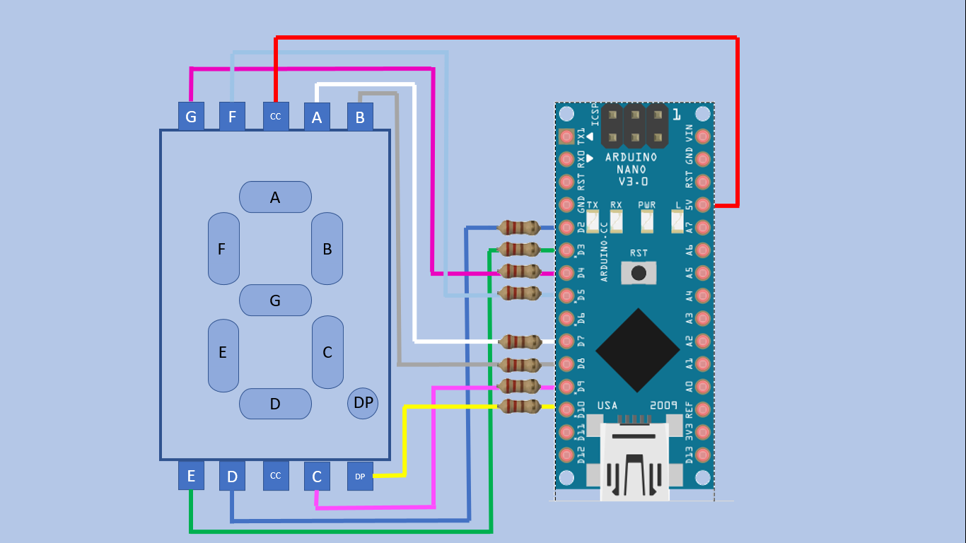 How to Use 74HC595 Shift Register With Arduino. Building Custom 7 ...