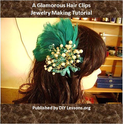 Glamorous Hair Clip Tutorial : 7 Steps - Instructables
