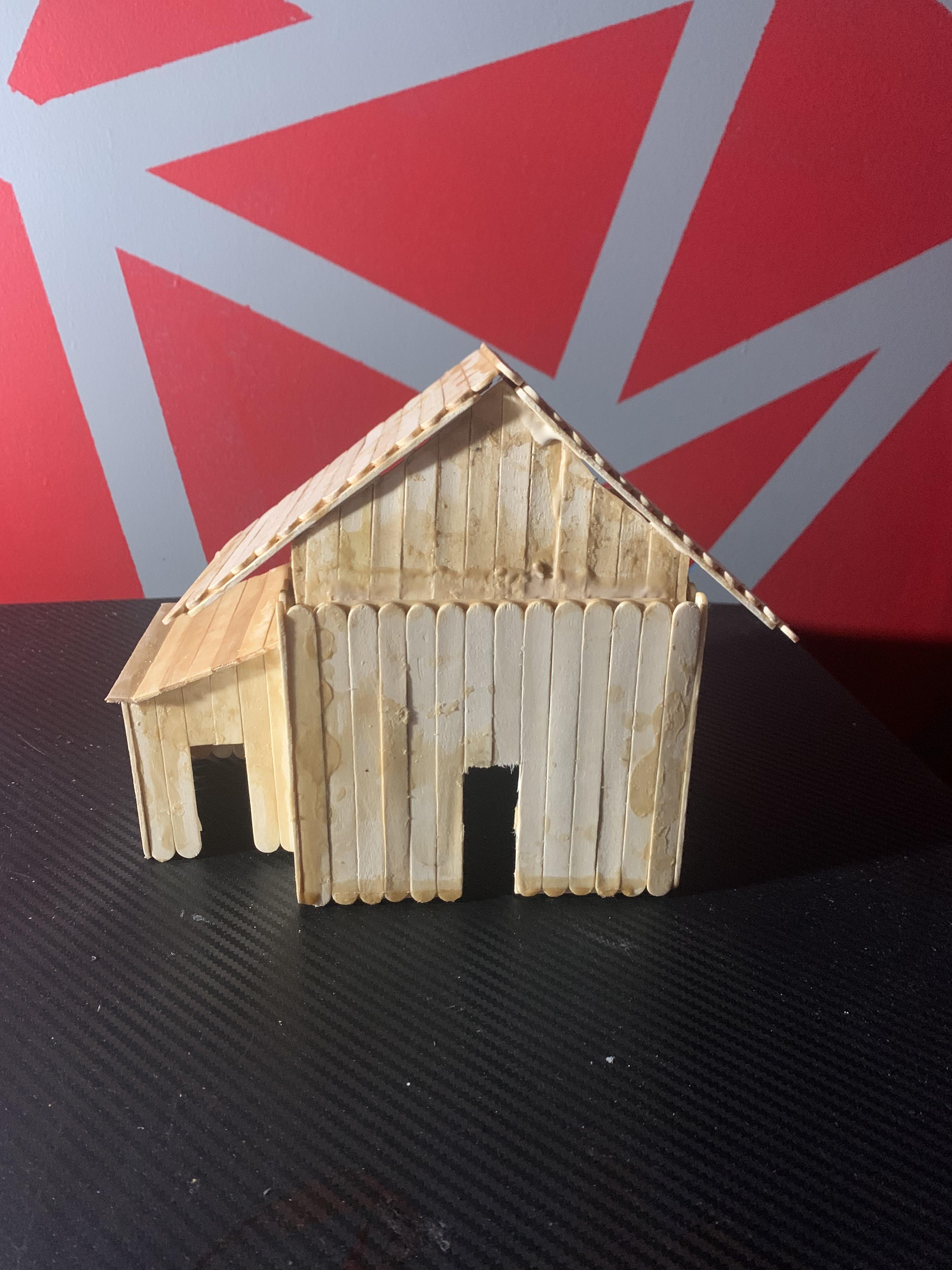 How to Make a Mini House Out of Popsicle Sticks : 16 Steps - Instructables