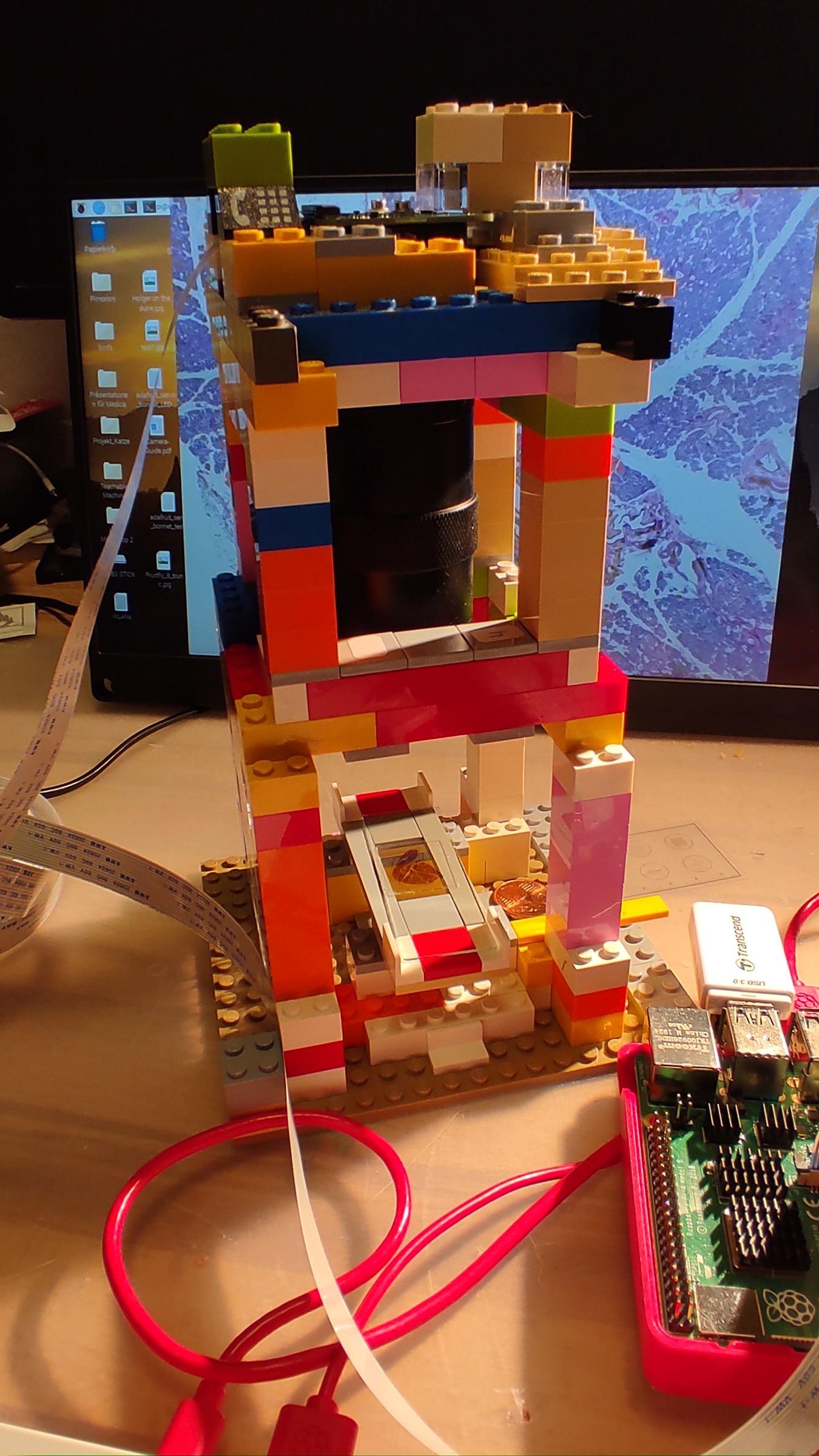 Raspberry Pi HQ Camera Microscope - a Minimalist LEGO Version : 9 Steps ...
