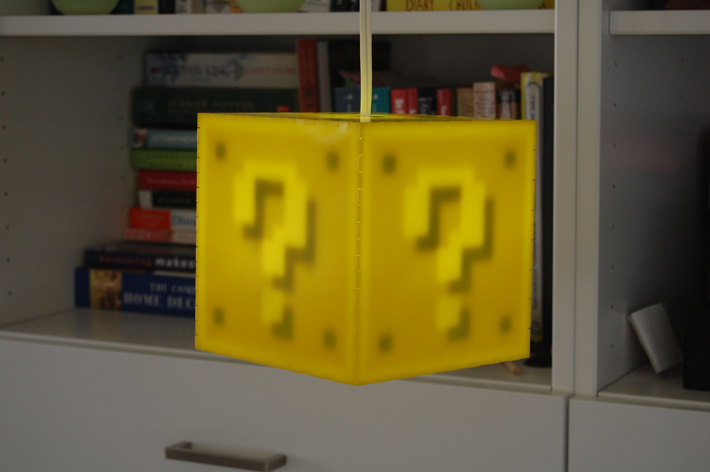 Assemble a Super Mario Brothers Coin Block Lamp : 15 Steps (with ...