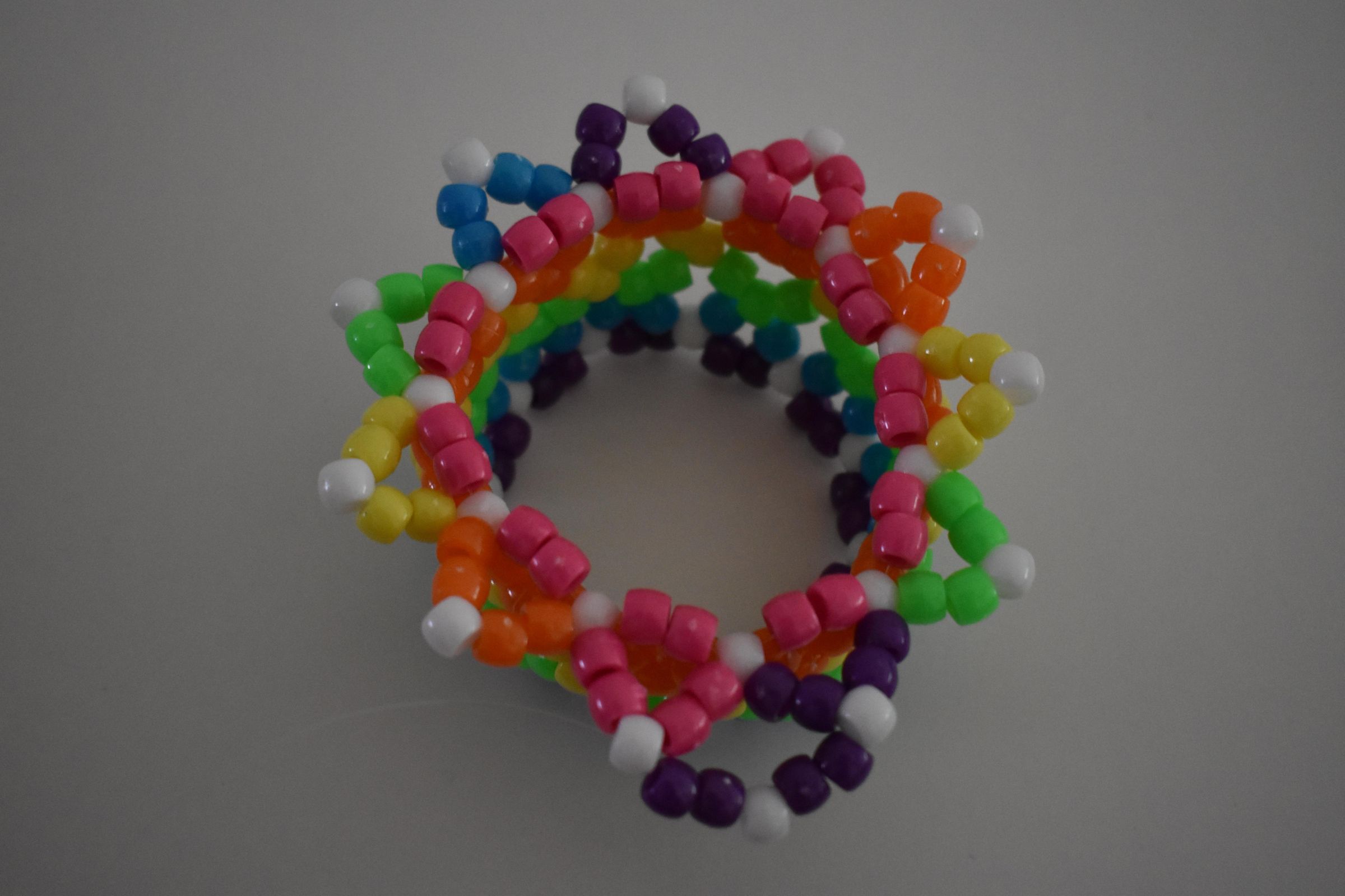 Rainbow 3D Kandi Cuff : 11 Steps (with Pictures) - Instructables