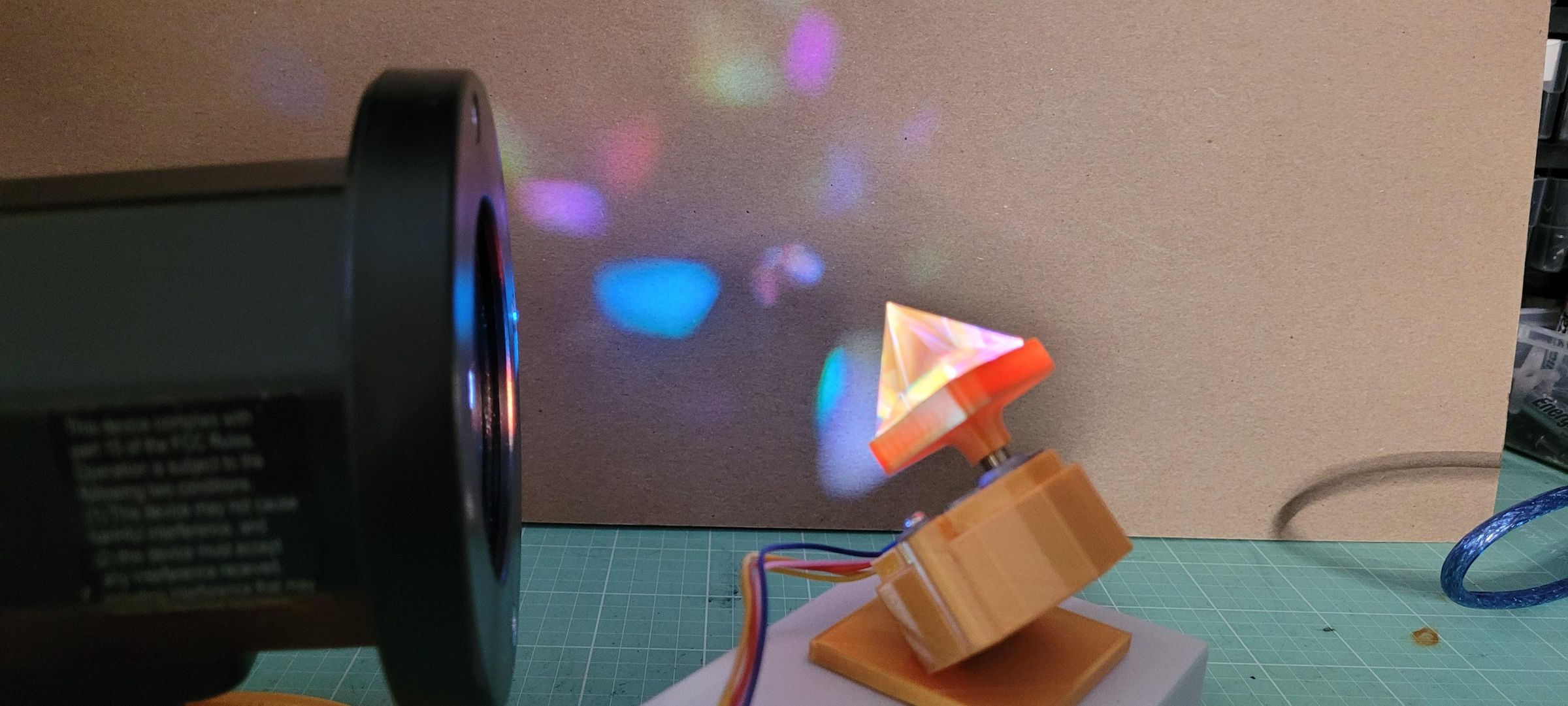 Rainbow Light Refraction Machine: Explore the Spectrum With Arduino ...