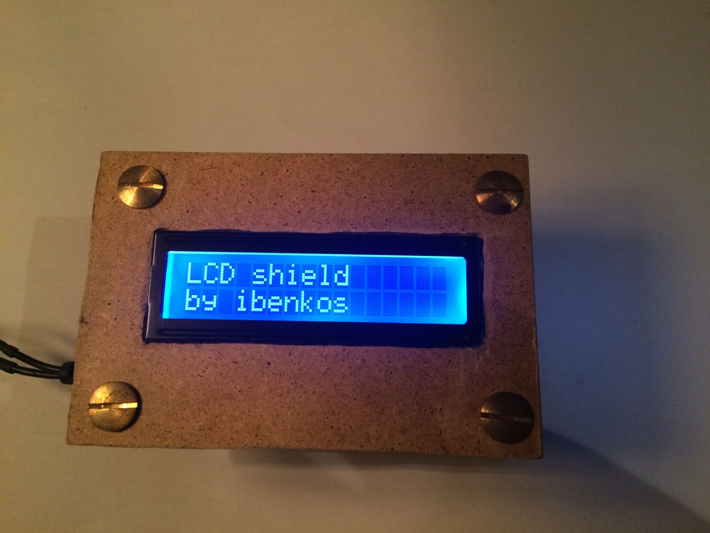 DIY Wood Case for Arduino LCD Shield : 5 Steps (with Pictures ...