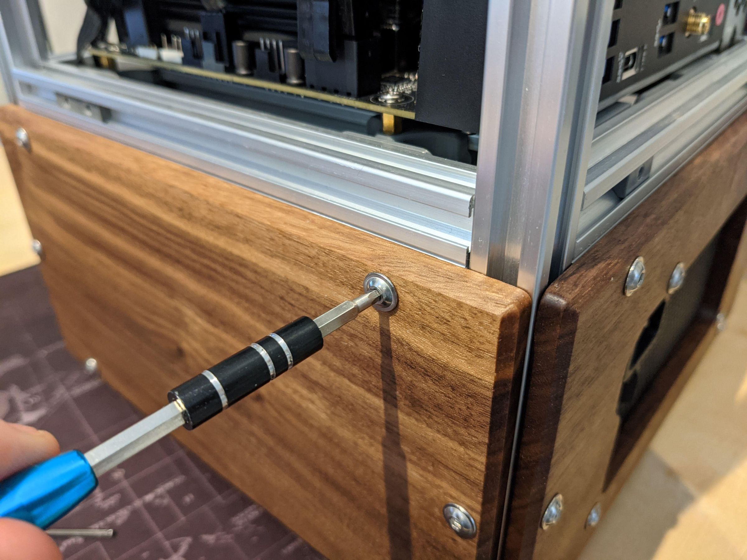 Walnut and Acrylic PC Build : 11 Steps (with Pictures) - Instructables