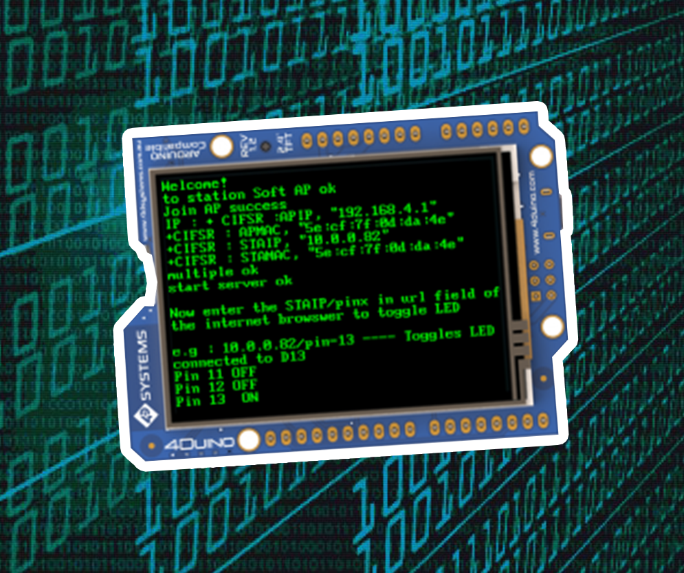Gpio Control From Web Browser Using 4duino 24 3 Steps Instructables
