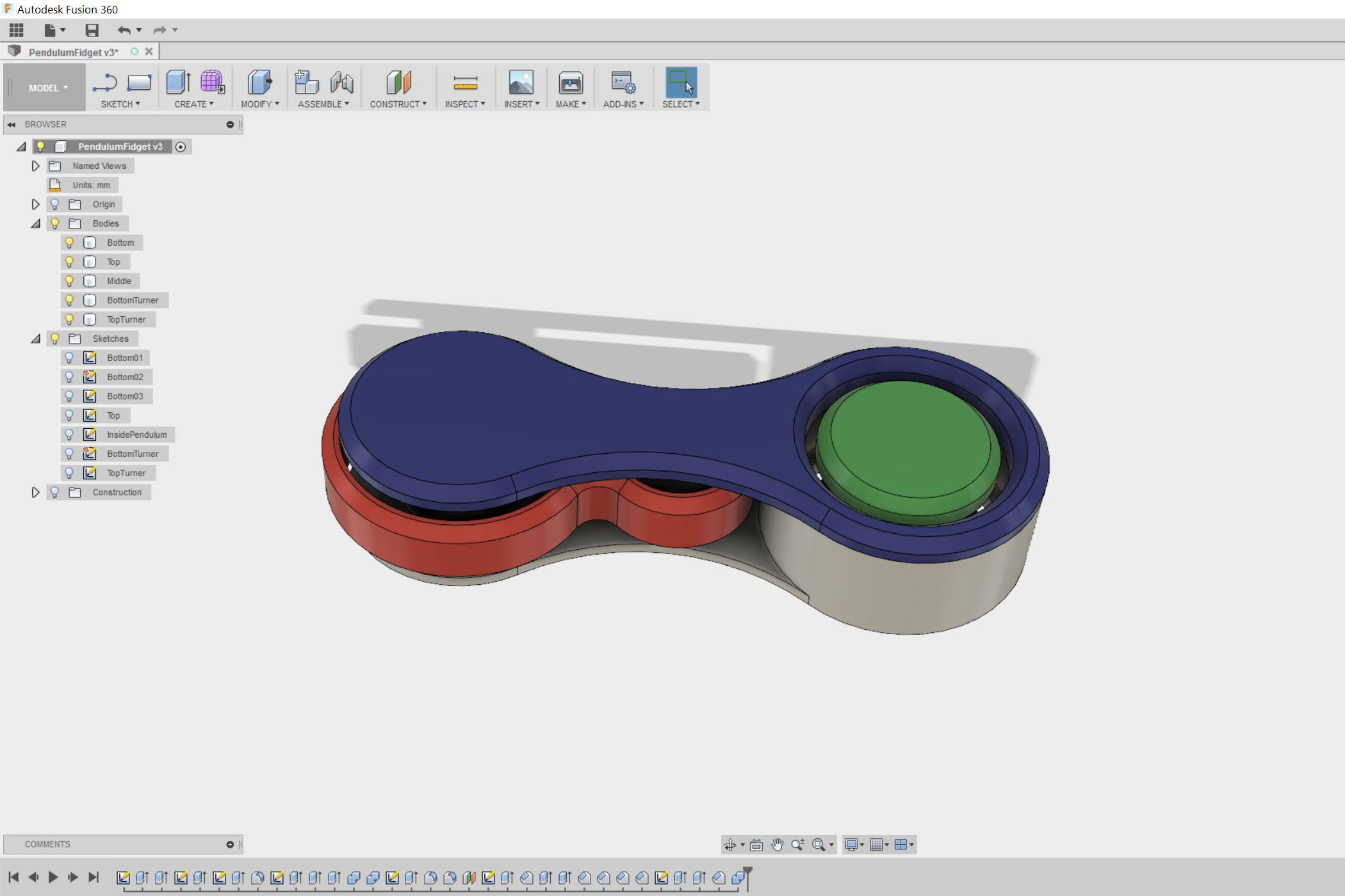 Double Pendulum Fidget Spinner : 3 Steps (with Pictures) - Instructables