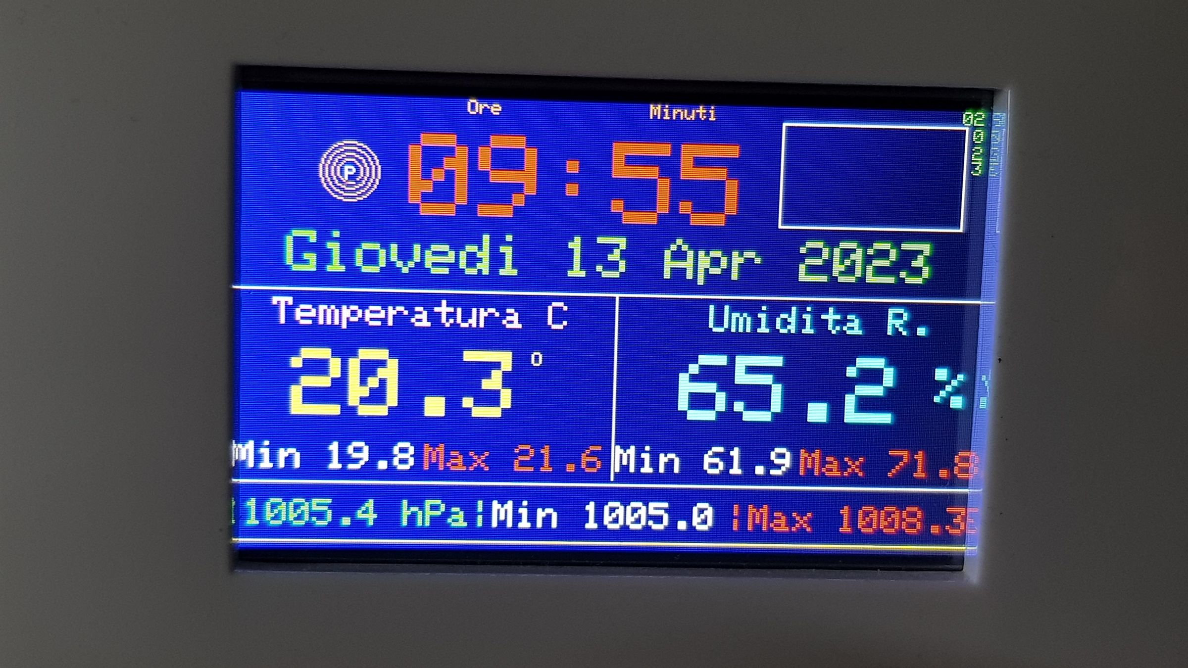 ILI9327 TFT, BME280, DS3231: Display Date, Time, Temp, Humidity and ...