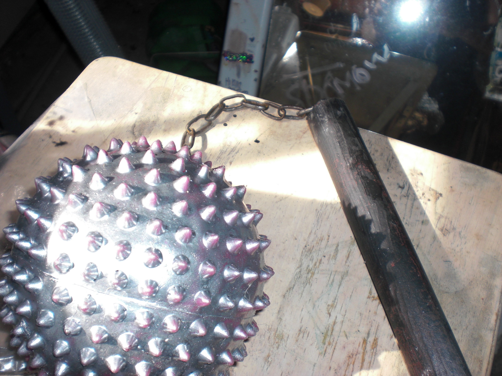 Make a Mace Halloween Prop Display : 6 Steps - Instructables