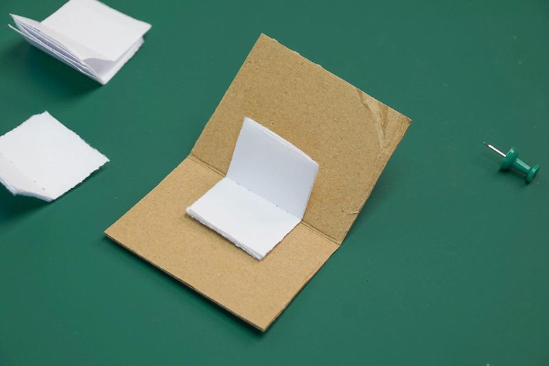 DIY Mini Book With Long Stitch Binding | How to Make a Tiny Bound Book ...