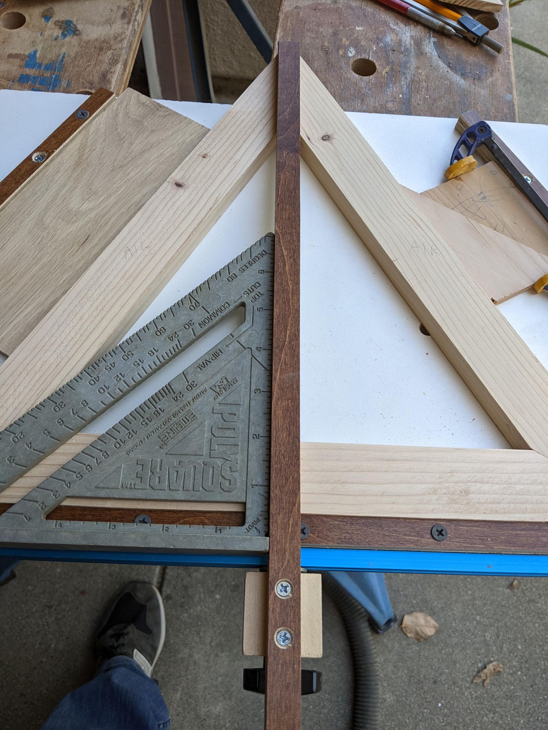 Waffle Table Made From a Single 2x4 : 9 Steps (with Pictures ...