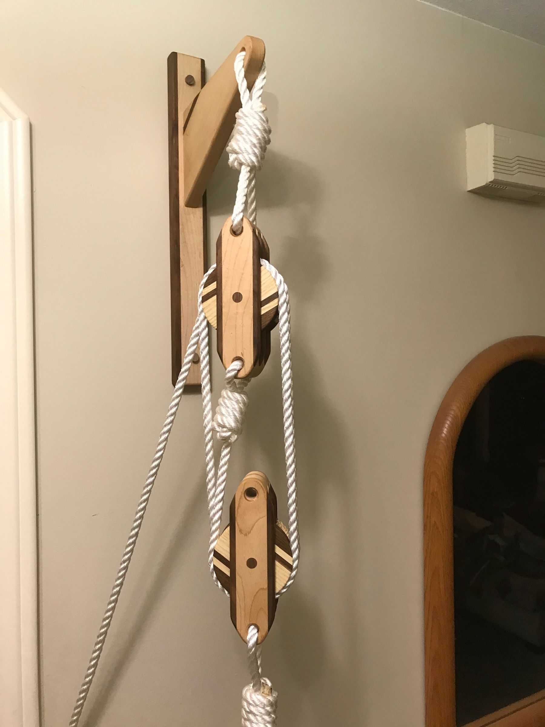 Functional & Decorative Wooden Block and Tackle : 10 Steps (with ...