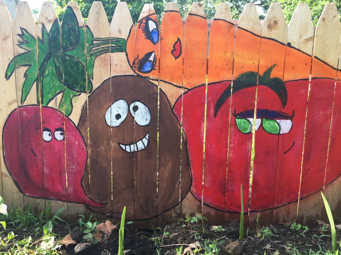 Growing Vegetables Mural