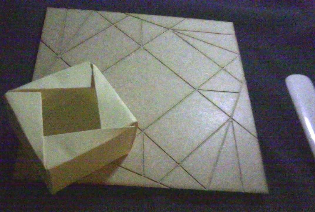 Origami Square Paper Template
