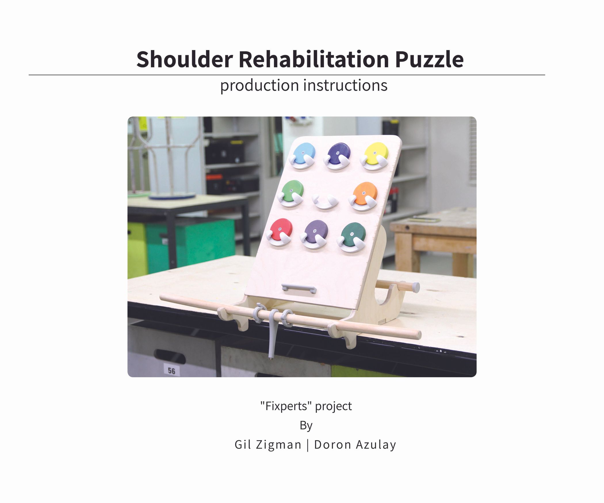 Shoulder Rehabilitation Puzzle : 9 Steps - Instructables