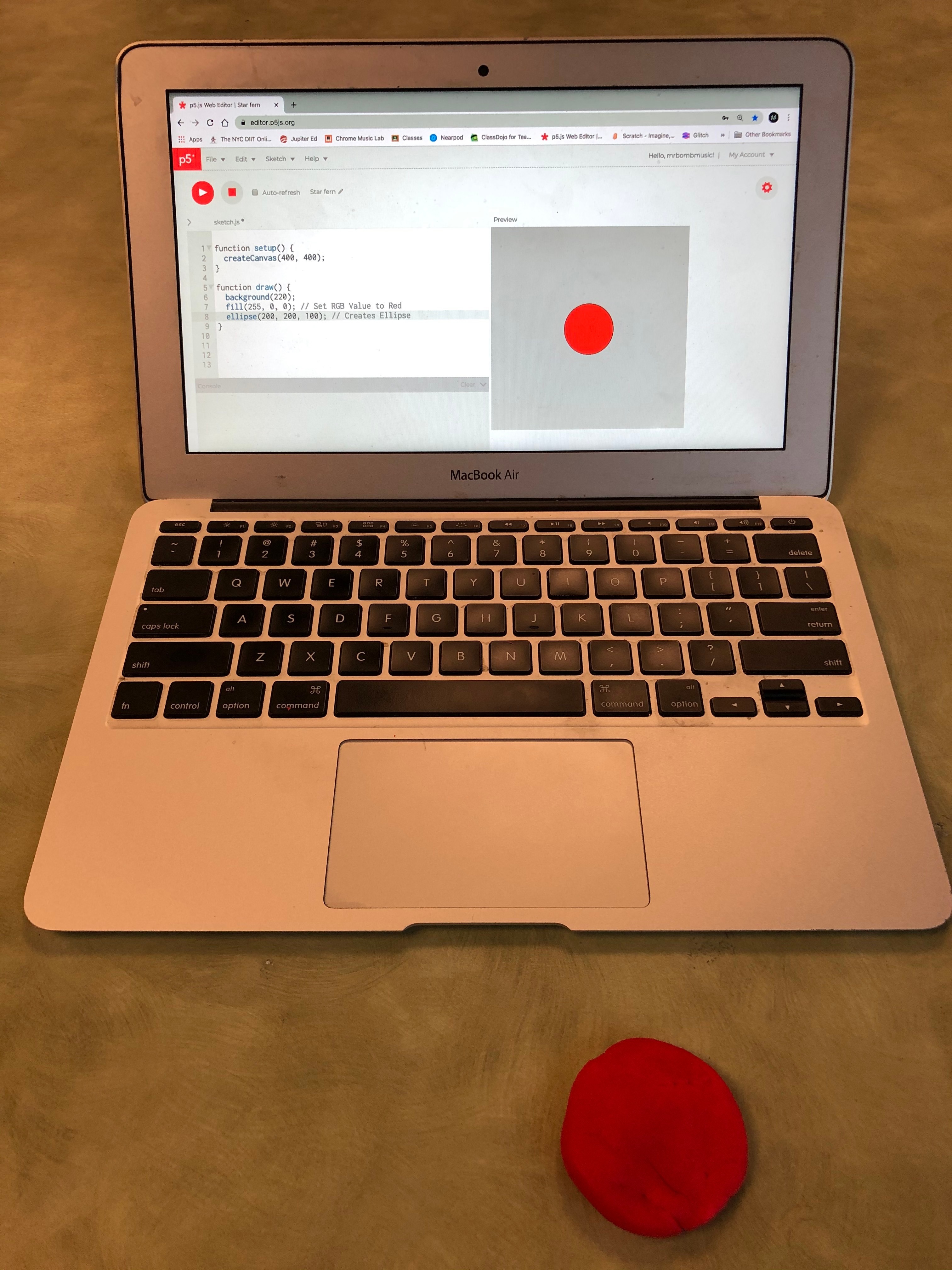 Coding Simple Playdoh Shapes W/ P5.js & Makey Makey : 7 Steps ...