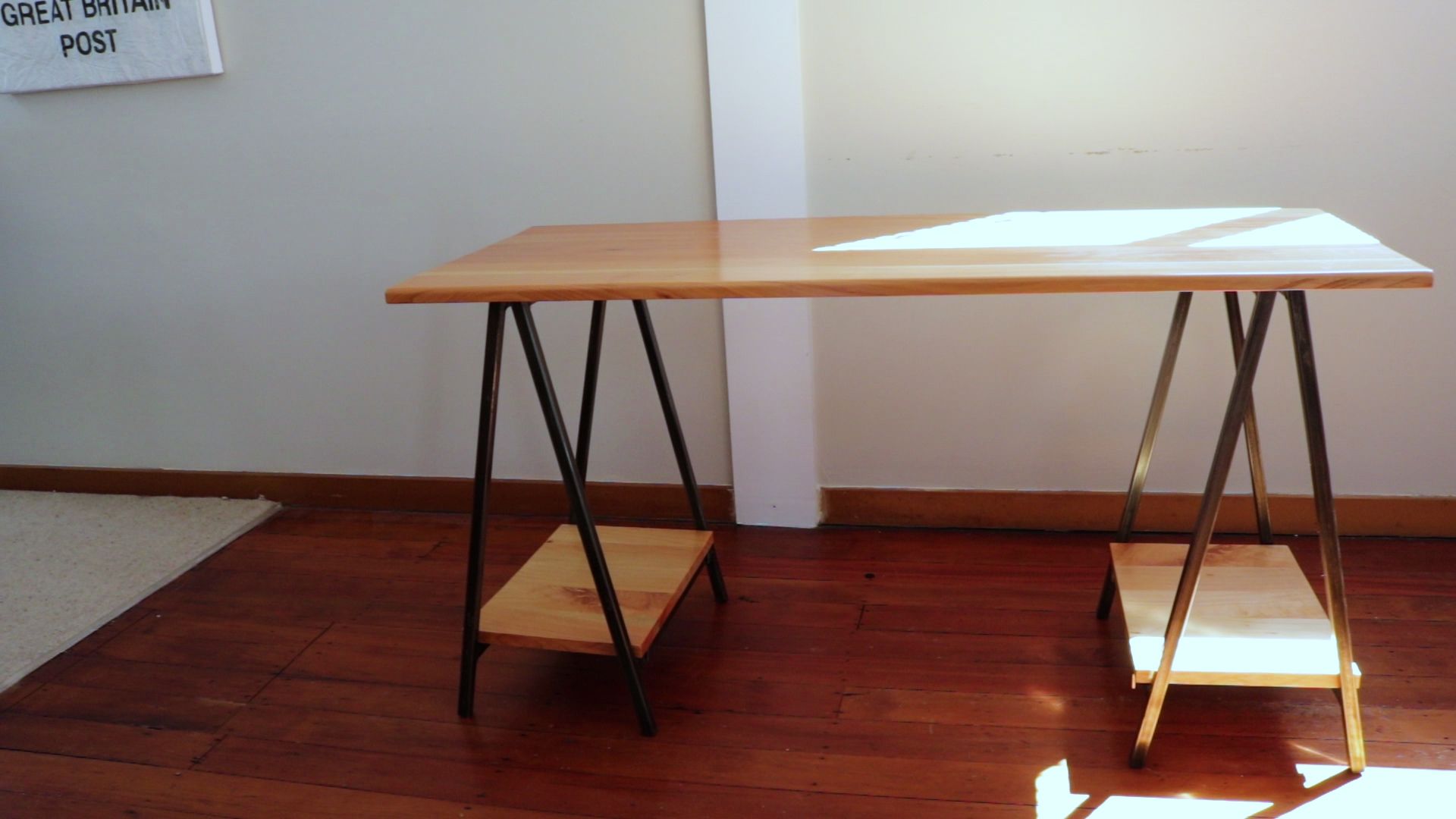 Folding Sawhorse Desk : 7 Steps (with Pictures) - Instructables