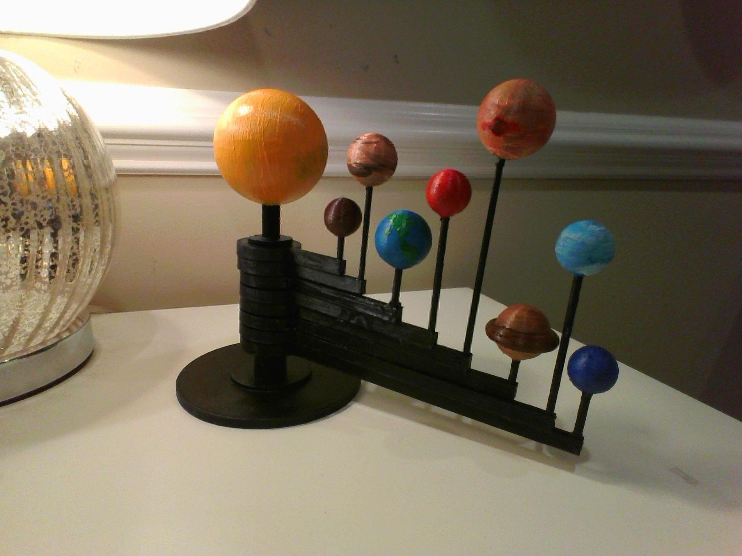 Rotating Solar System Model : 6 Steps (with Pictures) - Instructables