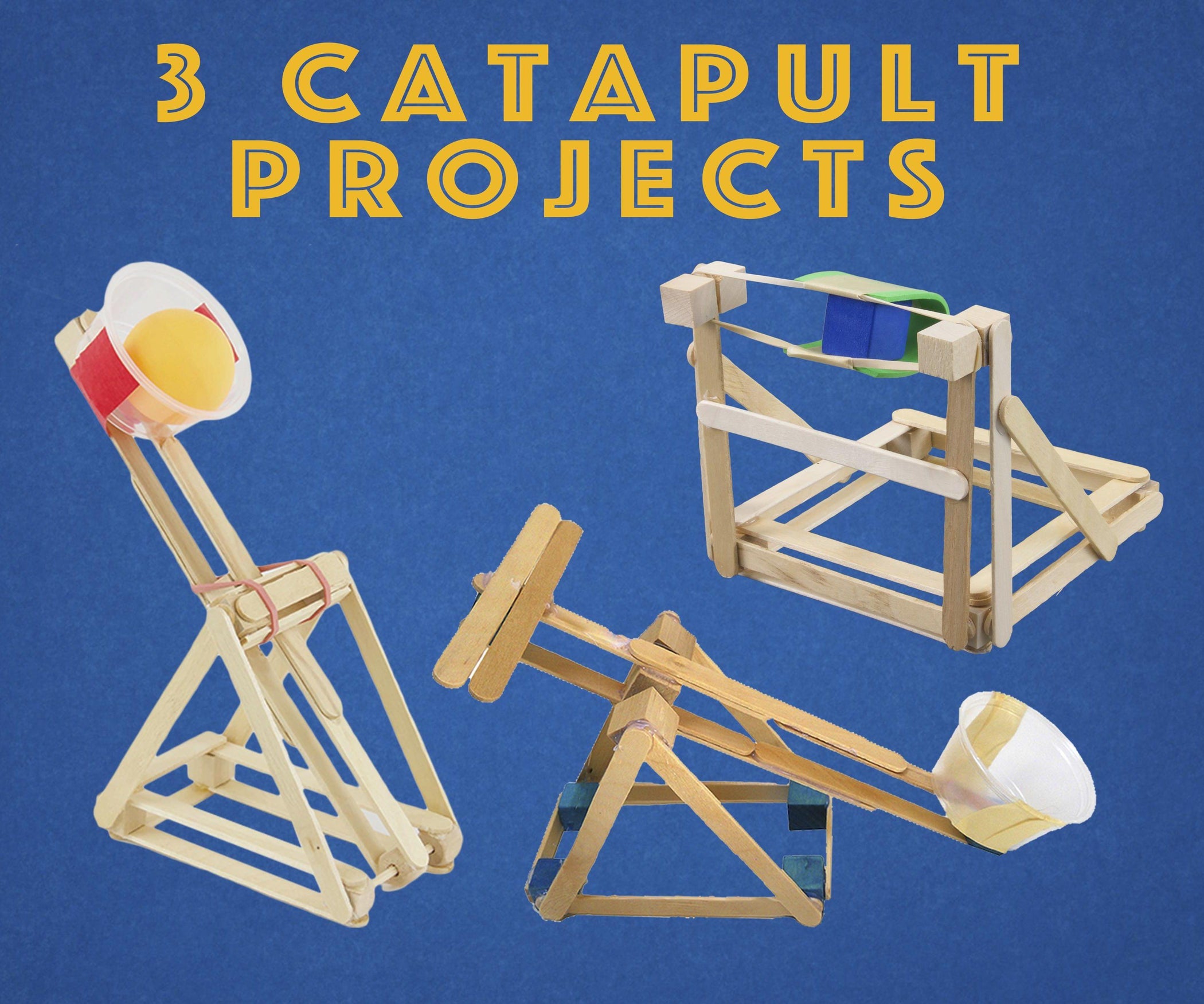 Mini Catapult Projects for Kids : 5 Steps (with Pictures) - Instructables
