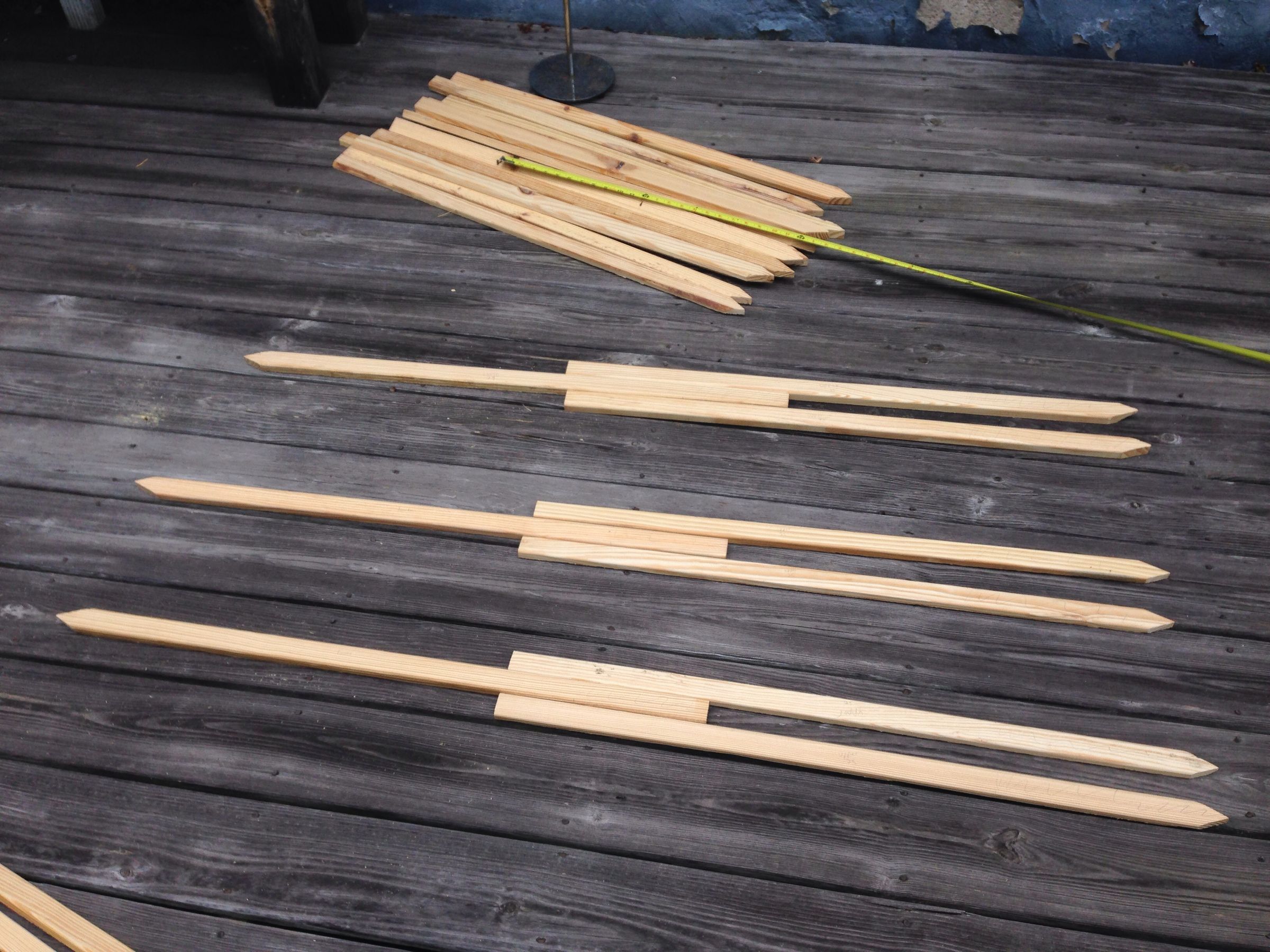 Vintage Style Garden Stake Tripod : 11 Steps (with Pictures ...