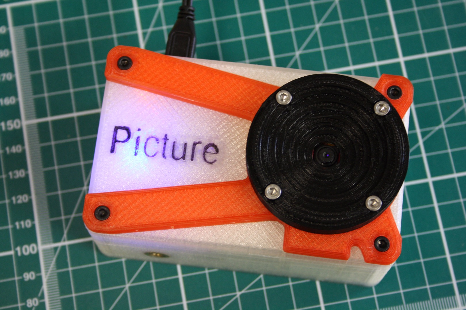 Picture - the 3D Printed Raspberry Pi Camera. : 14 Steps (with Pictures) - Instructables