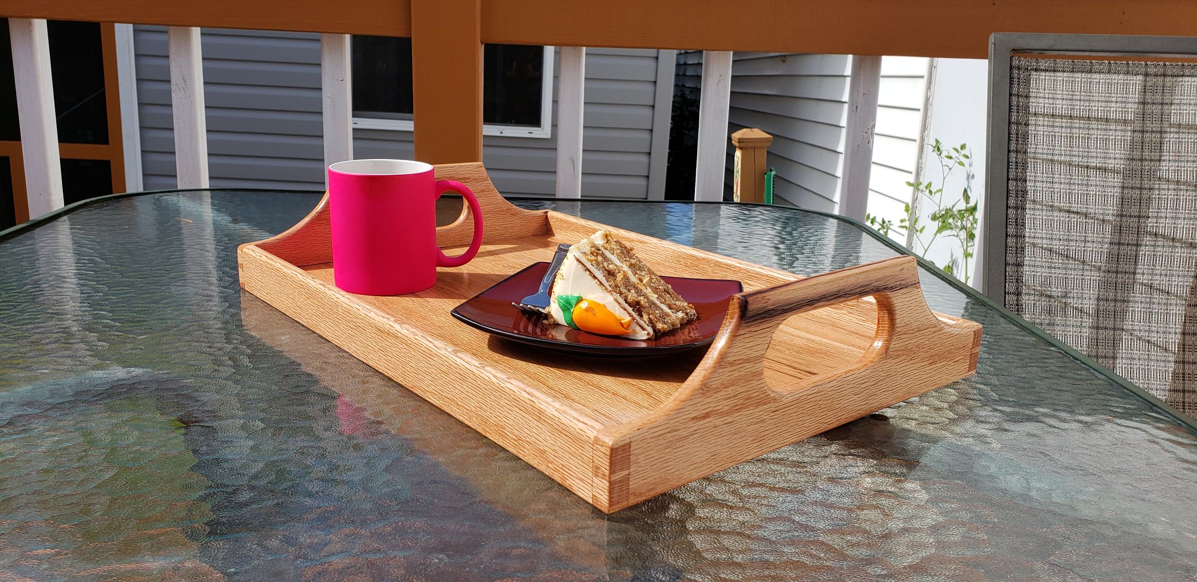 How to Make a Serving Tray Out of Wood : 14 Steps (with Pictures ...